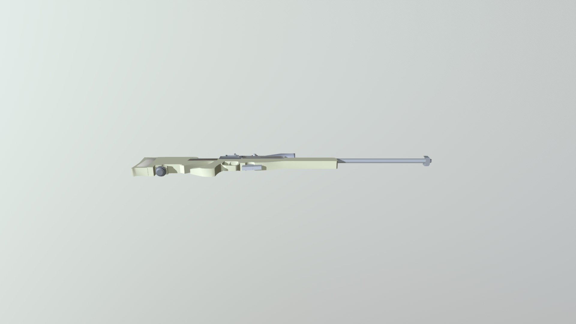 Sniper Rifle With Scope - 3D model by Serpico96 [ef79a90] - Sketchfab