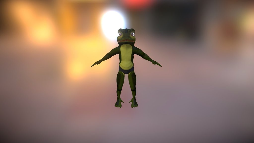 Frog ( Crapo) - 3D model by stefanforde [ef7b1ed] - Sketchfab