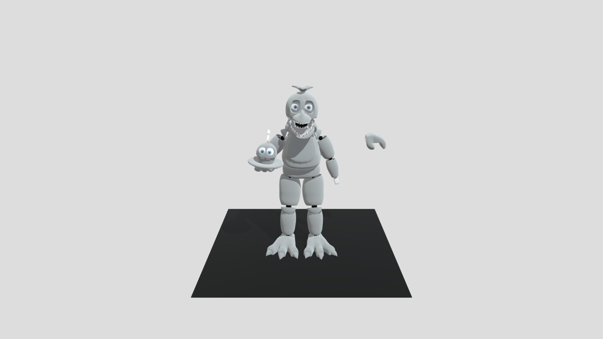 Unwithered Chica retex - Download Free 3D model by NachiG [ef7b6c2 ...
