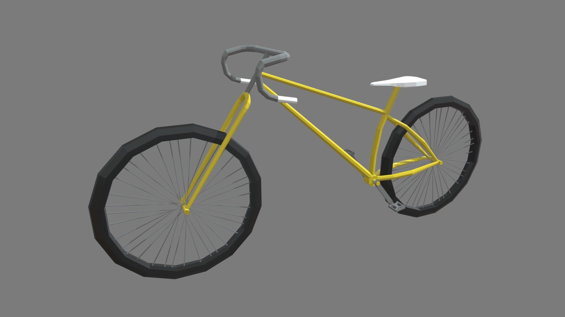 Low Poly Bicycle 02 - Buy Royalty Free 3D model by ViperJr3D [ef7bb3a] - Sketchfab Store