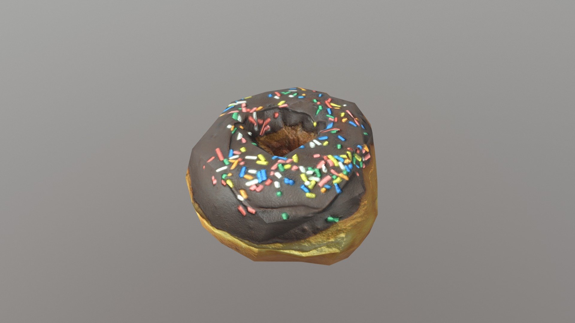 Donut_lowpoly_Final_001 - 3D model by Oliver Korssjøen (@Crossea ...