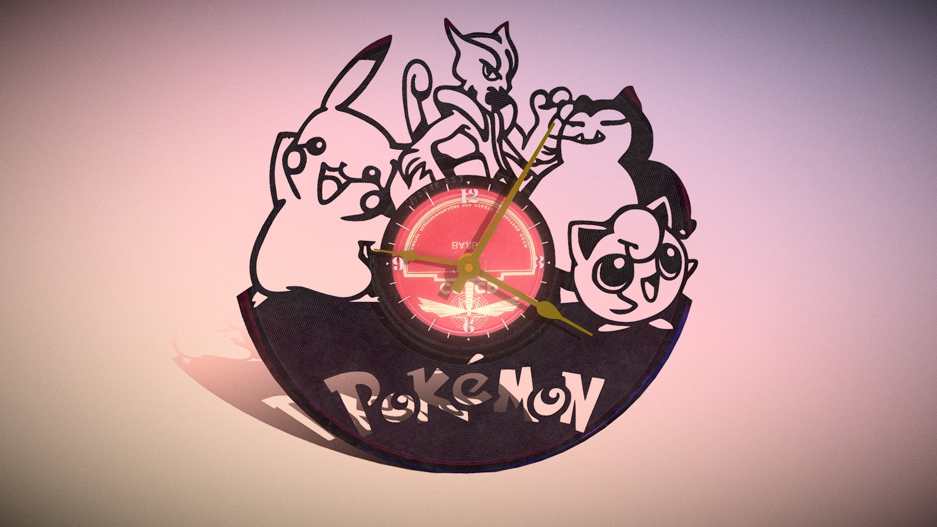 Clock Vinyl Pokemon - Download Free 3D model by Mitrik [ef7d904 ...