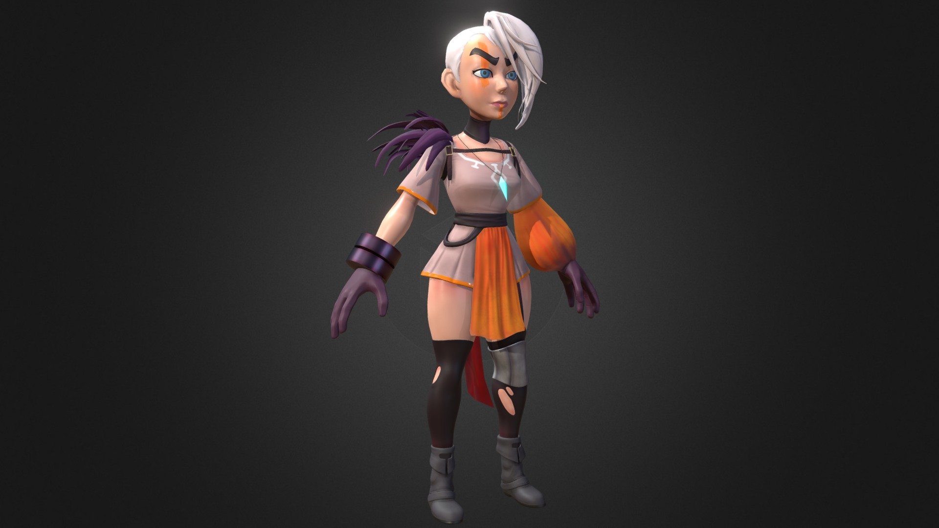 Stylized Character - 3D model by roariasperez [ef7e9e1] - Sketchfab