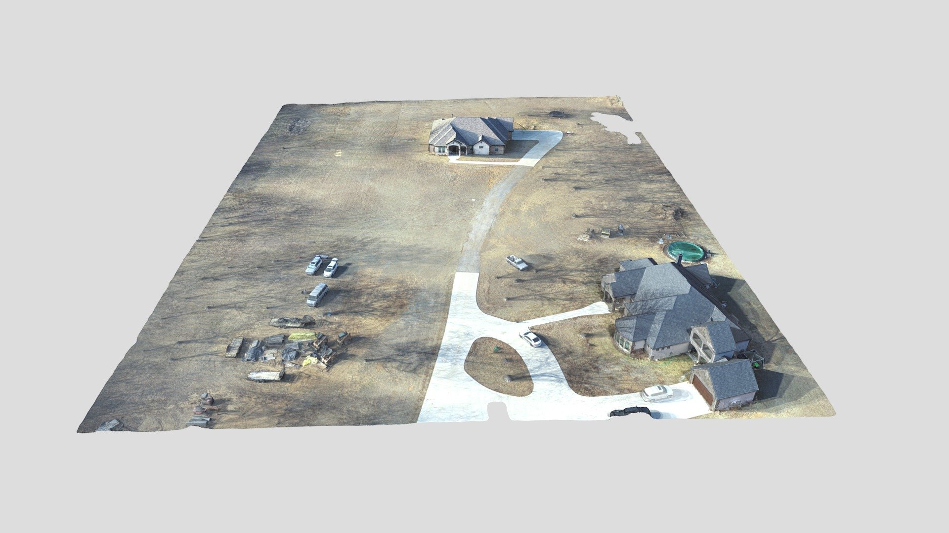 Aerial Hi-Res Trees Removed - 3D model by jpsandwell [ef7fbe6] - Sketchfab