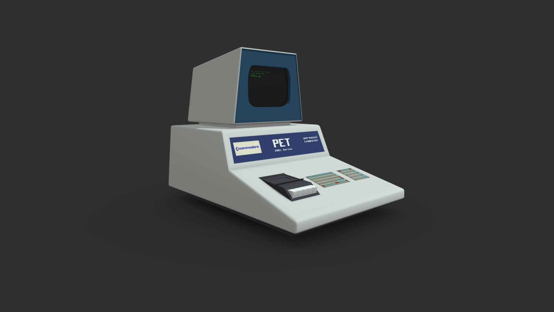 Commodore Pet PC - Download Free 3D model by berilbasak (@berilbaska ...