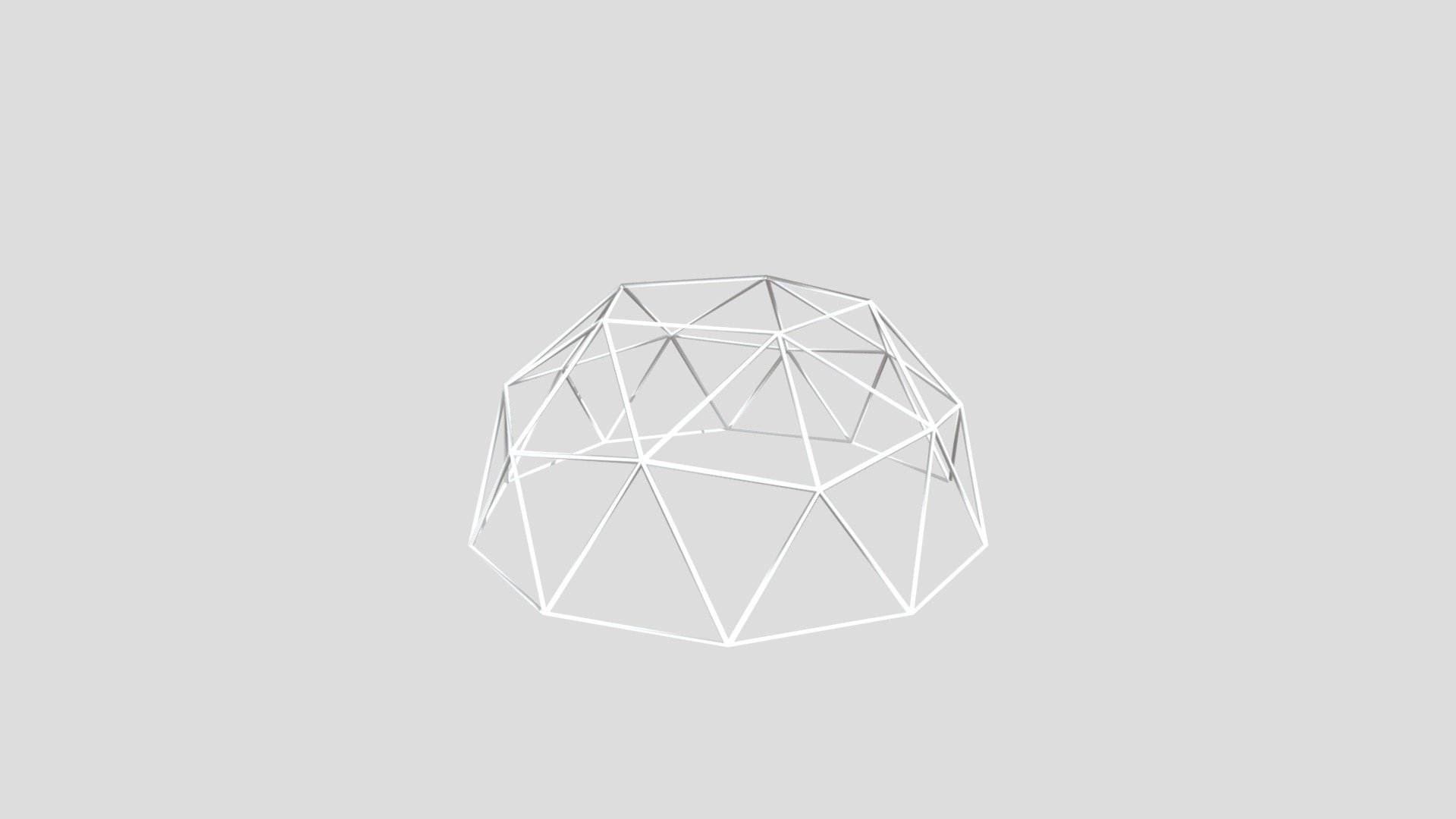 Geodesic Dome - Download Free 3D model by ronian2352 [ef81e30] - Sketchfab