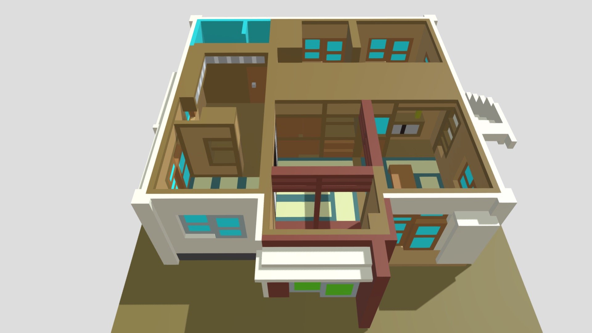 House - Download Free 3D model by higan69 [ef82153] - Sketchfab