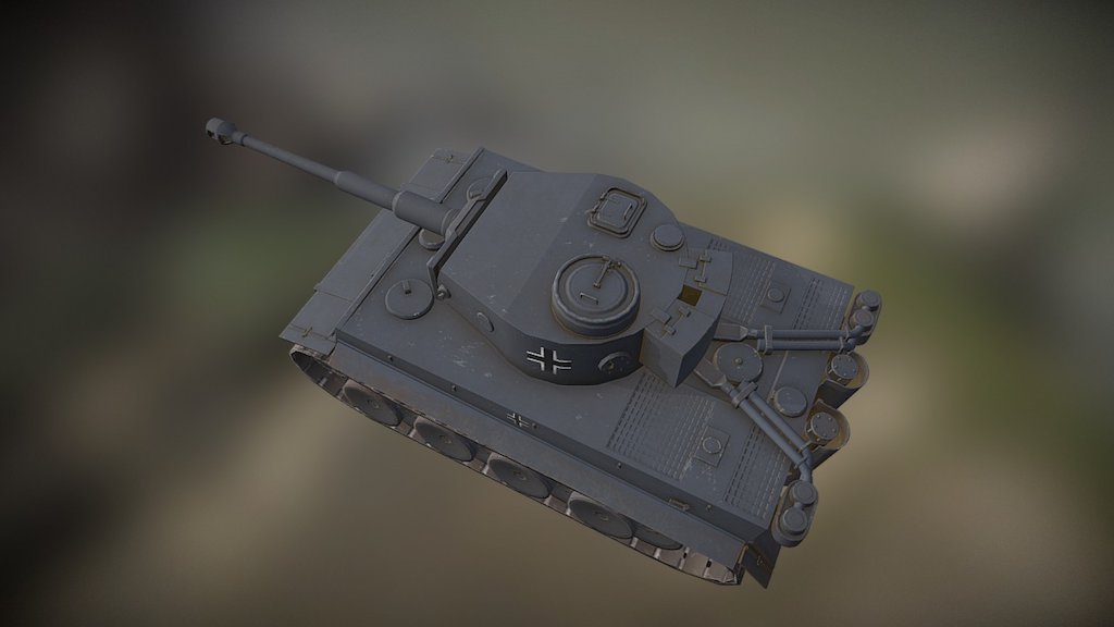 Tiger Tank - 3D model by Kevin_Fransson [ef8417a] - Sketchfab