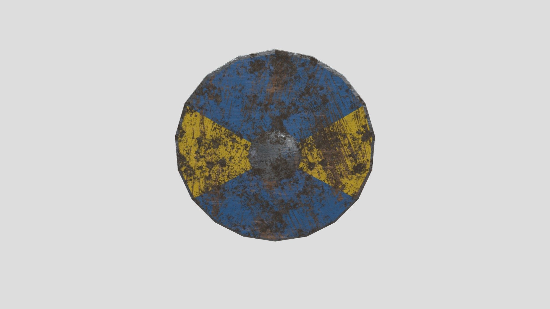 Viking Shield /w Damaged War Paint - 3D model by doodyk2019 [ef841bf ...
