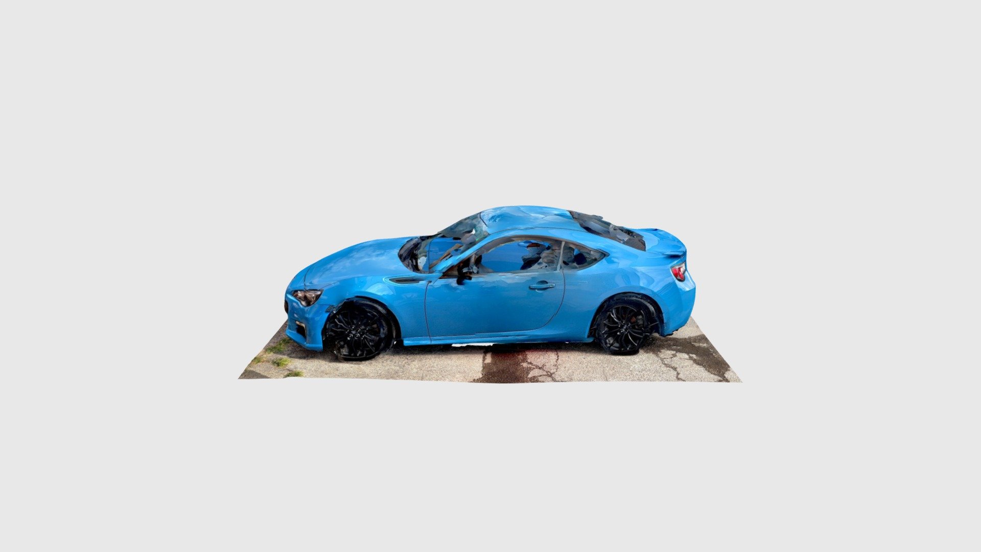 Subaru BRZ Hyperblue (raw scan) - Download Free 3D model by Libau Media ...