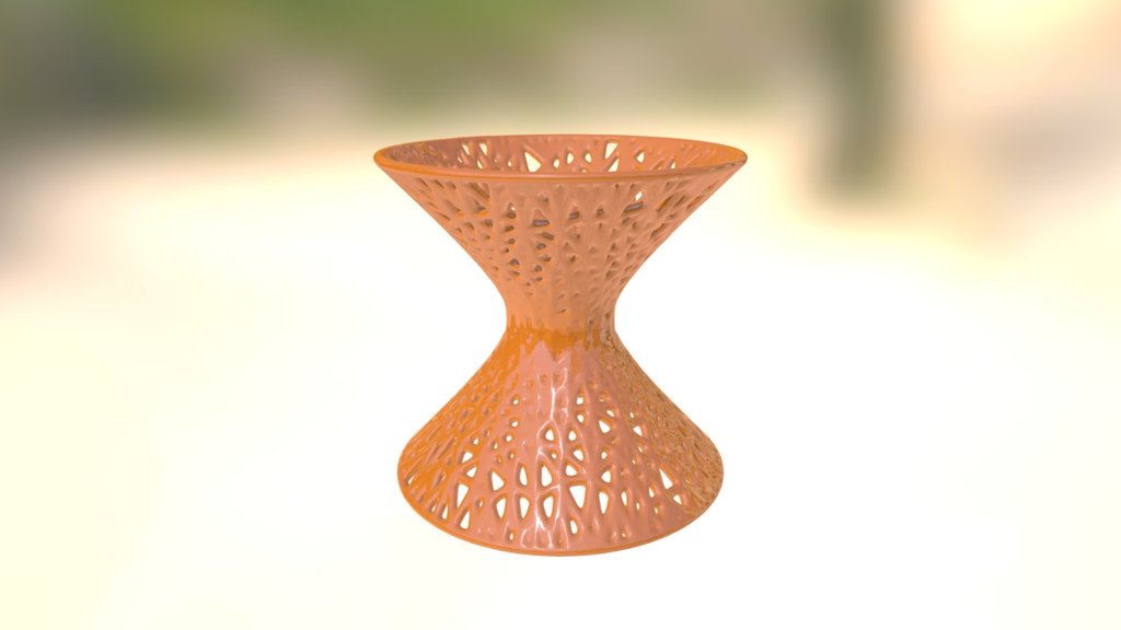 Hyperboloid Mesh Pattern - 3D model by 3DPrinting.atoa (@3d.atoa ...