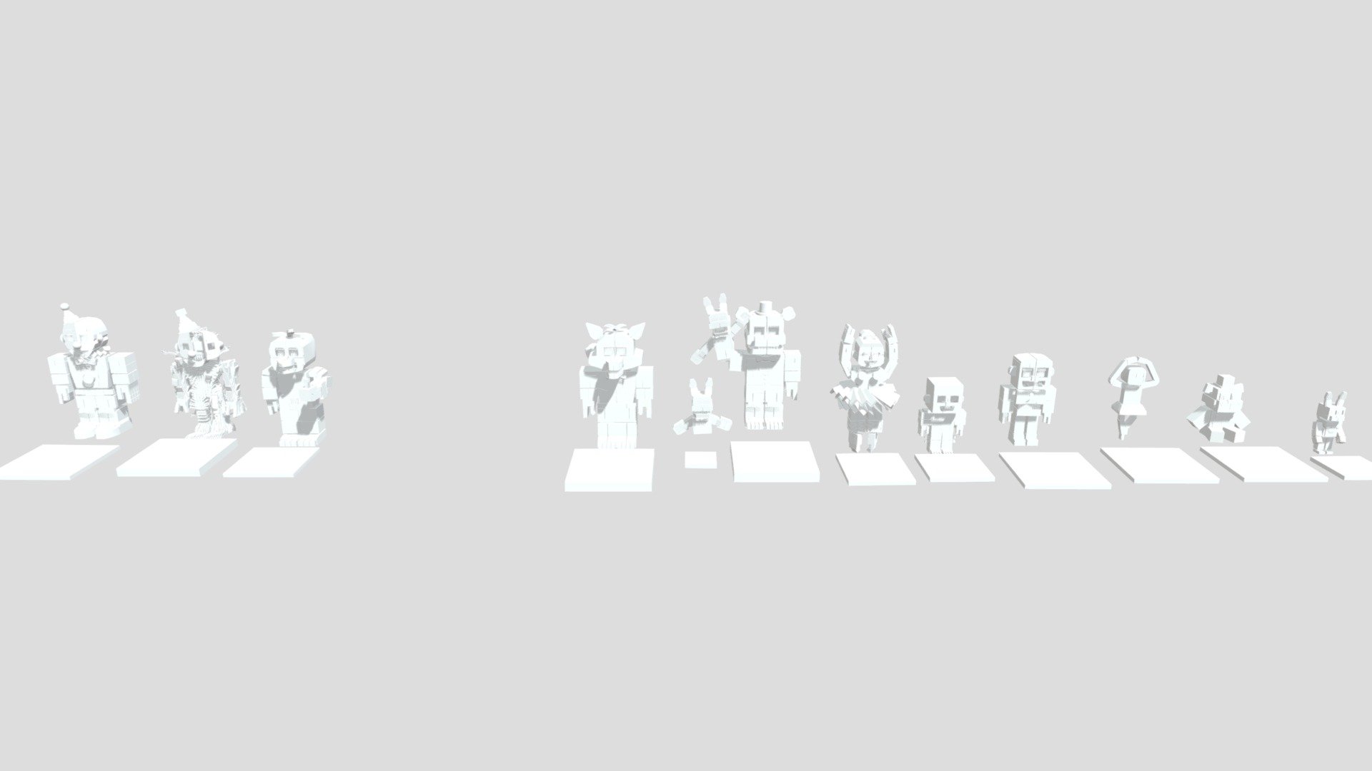 ROBLOX - Fnaf Sister Location Morphs - 3D model by FAZMEMEO (@MRFazmeme ...