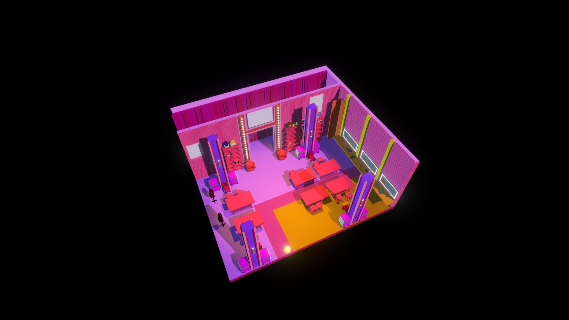 workroom_ruPaul_vox - 3D model by Pau (@s28985) [ef8befd] - Sketchfab