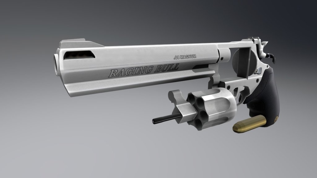 Colt Gun White - 3D model by Kenshin1511 [ef8ce13] - Sketchfab