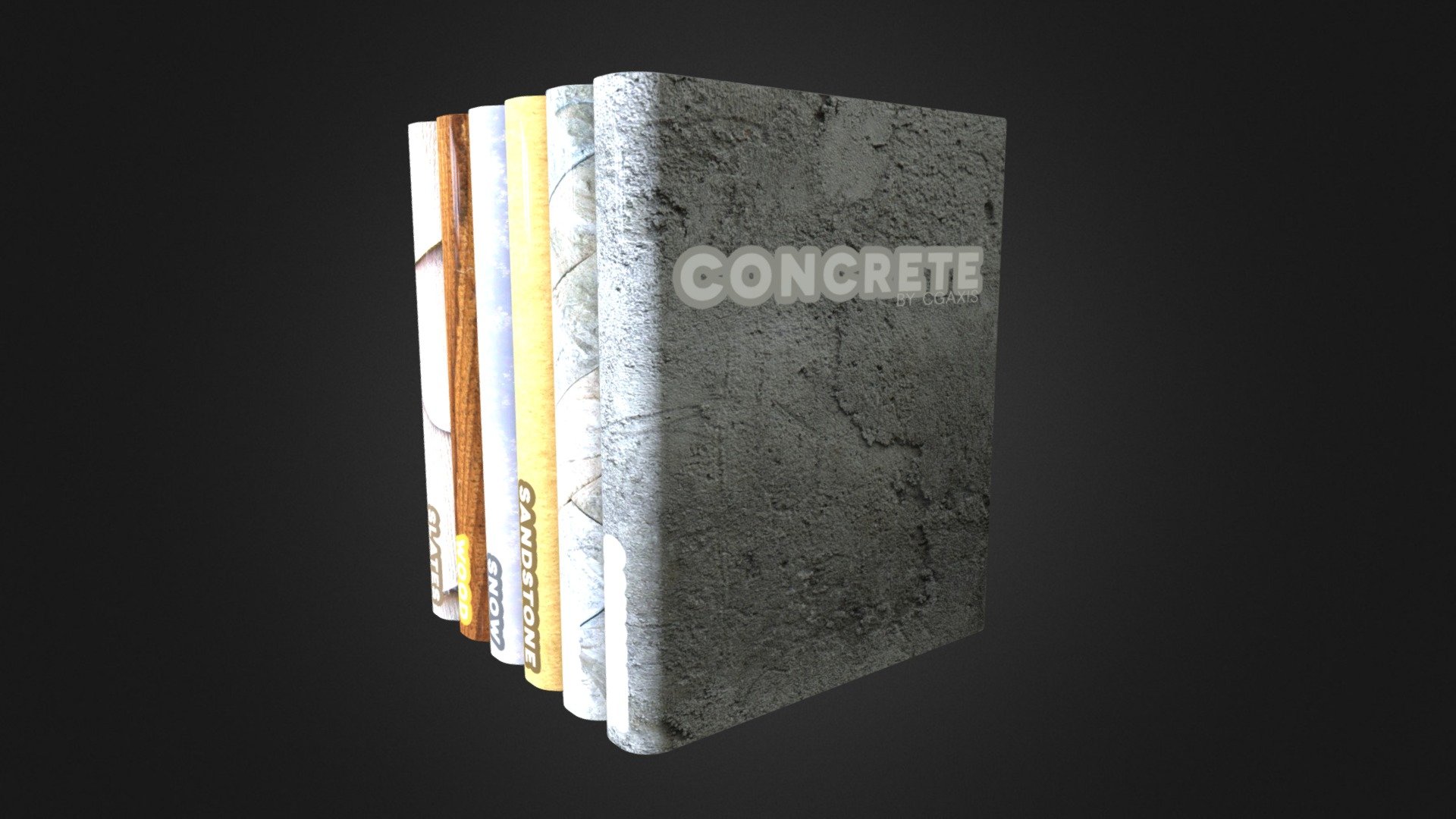 Books 12 - Buy Royalty Free 3D model by cgaxis [ef8dac5] - Sketchfab Store