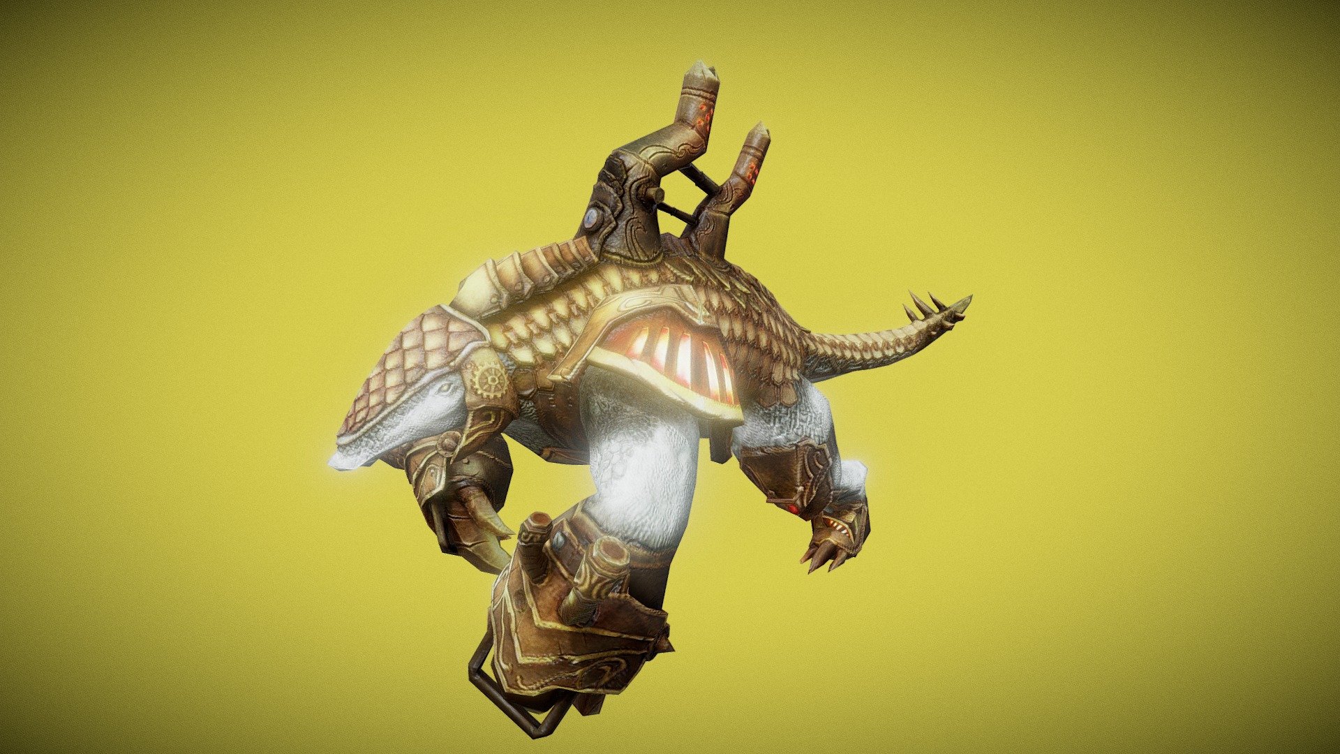 Armored Armadillo - Buy Royalty Free 3D model by Luna Studio (@StudioLuna) [ef8dd88] - Sketchfab ...