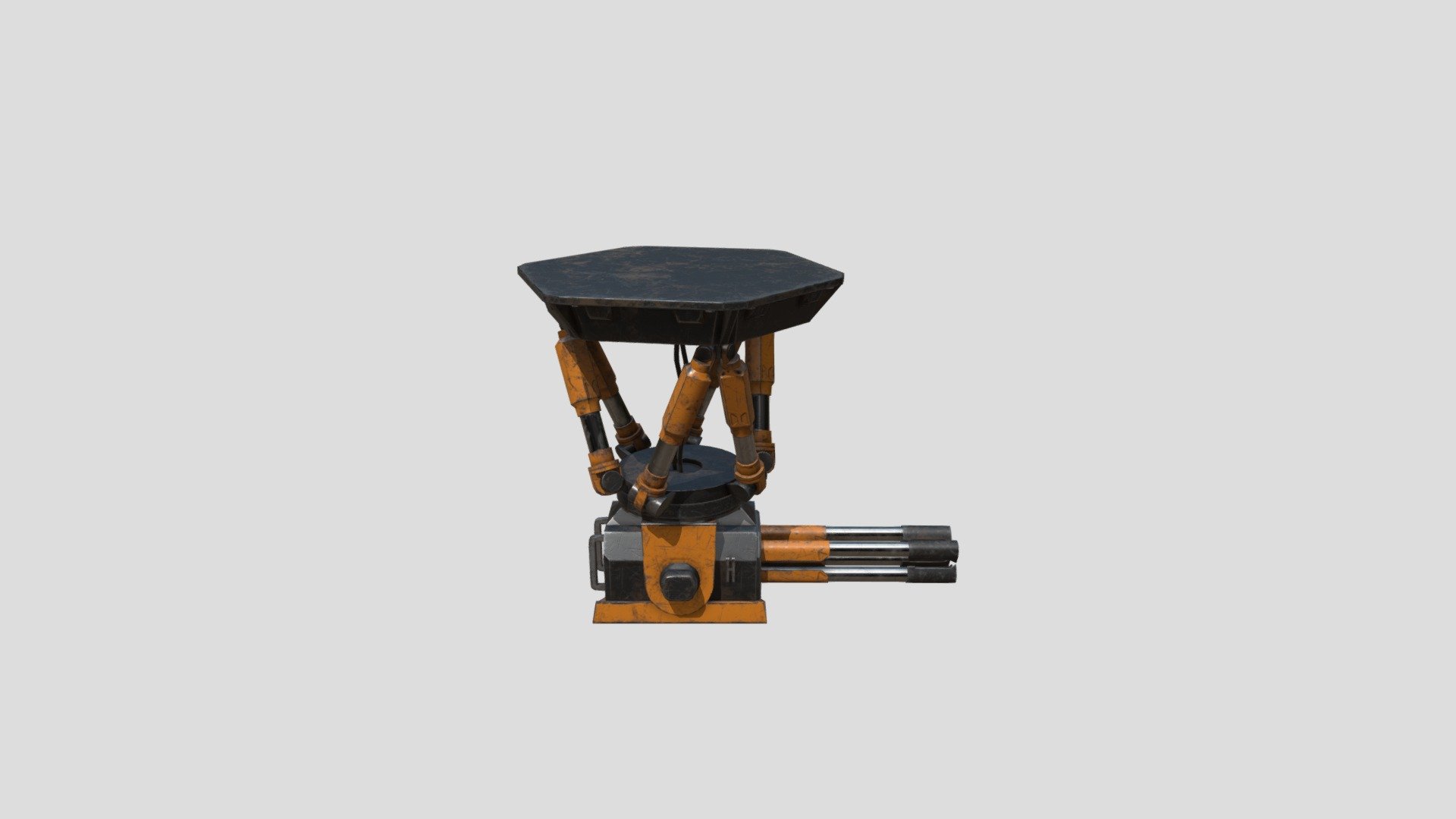 LP_gun - 3D model by fattahovnurlan11 [ef907c0] - Sketchfab