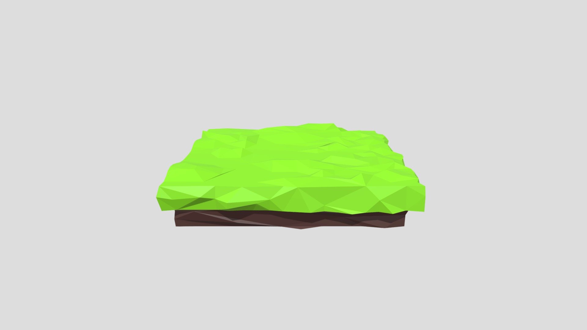 Low-Poly Foliage Base 3D Model - Download Free 3D model by lsclarke ...