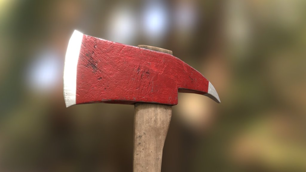 Fire Axe - 3D model by CG Stranger (@Tired_Stranger) [ef981c3] - Sketchfab