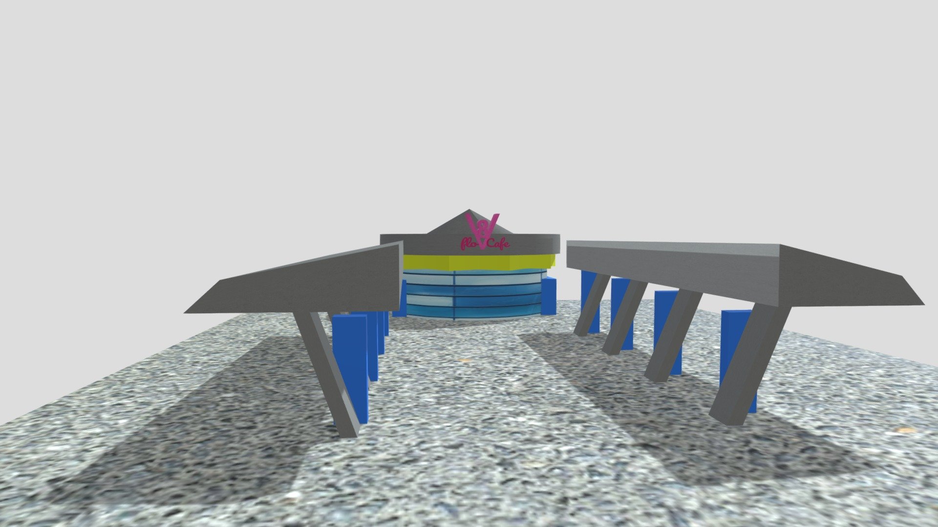 Flo v8 Cafe - Download Free 3D model by wbillwatkins1 [ef99406] - Sketchfab