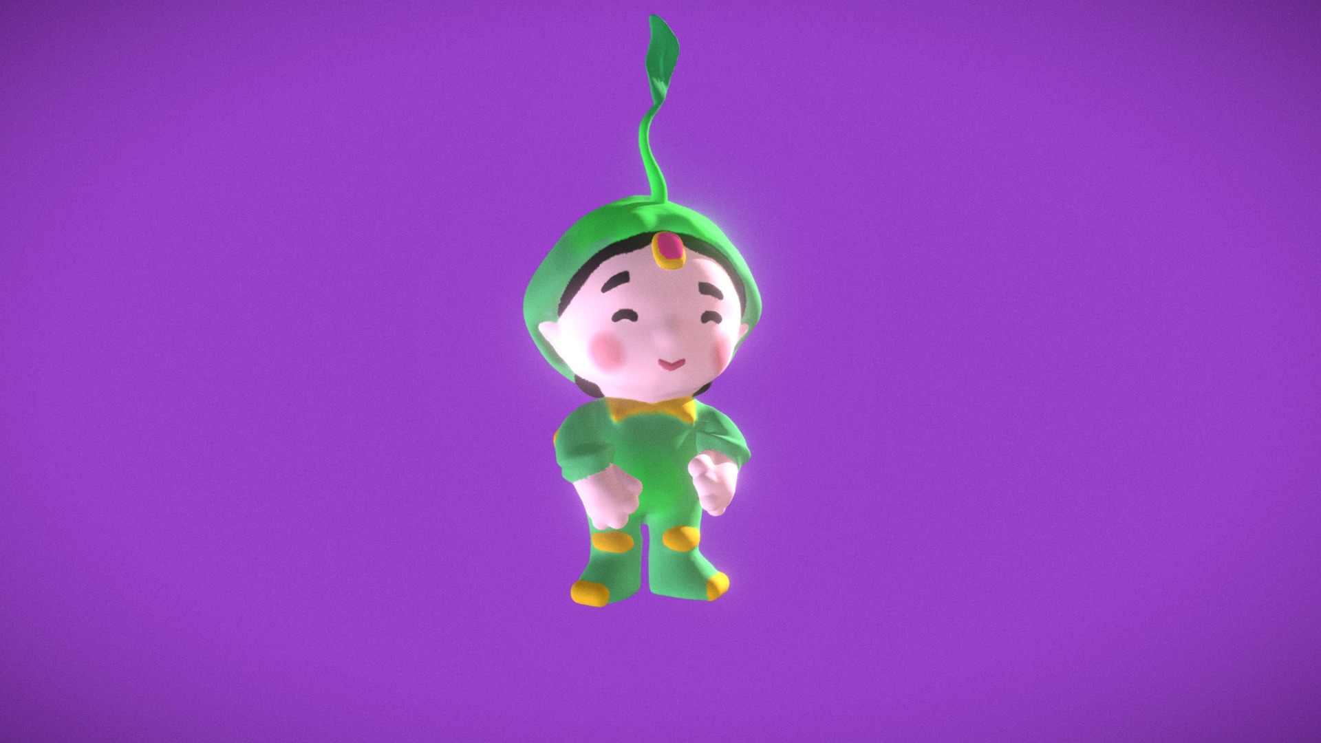 Sweet Pea Dee-Lo - Download Free 3D model by bingko [ef9994c] - Sketchfab