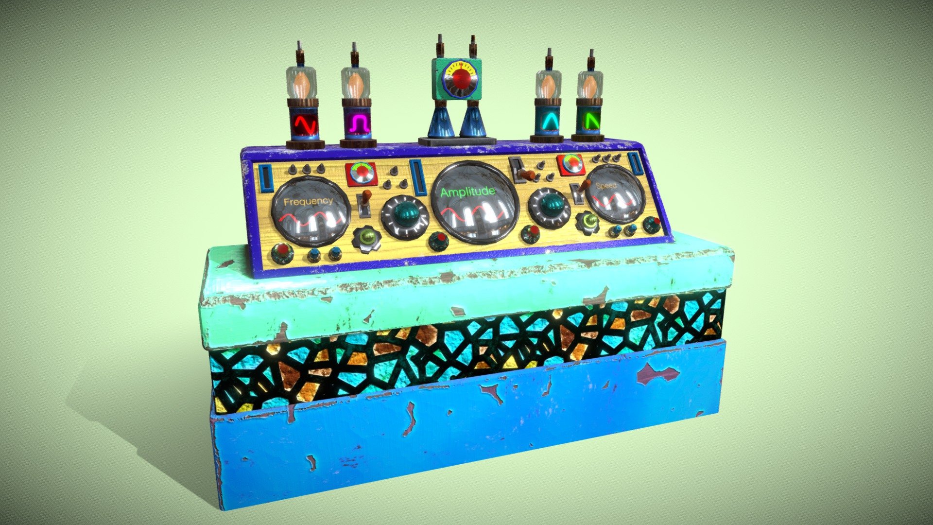 Machine Sound Waves - Buy Royalty Free 3D model by Pingo (@pingotinto ...