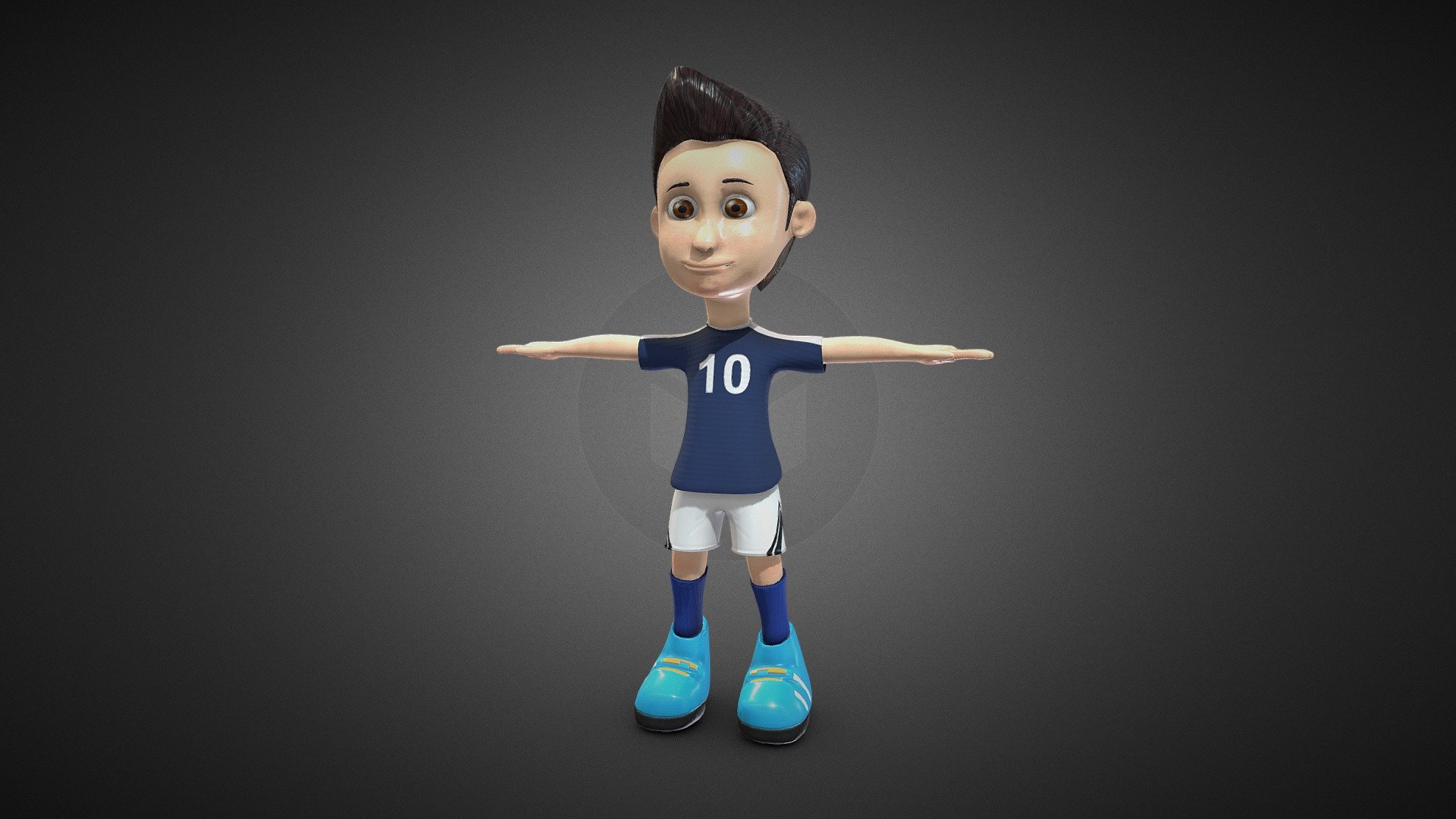 Football Player - France - Download Free 3D model by neshallads ...