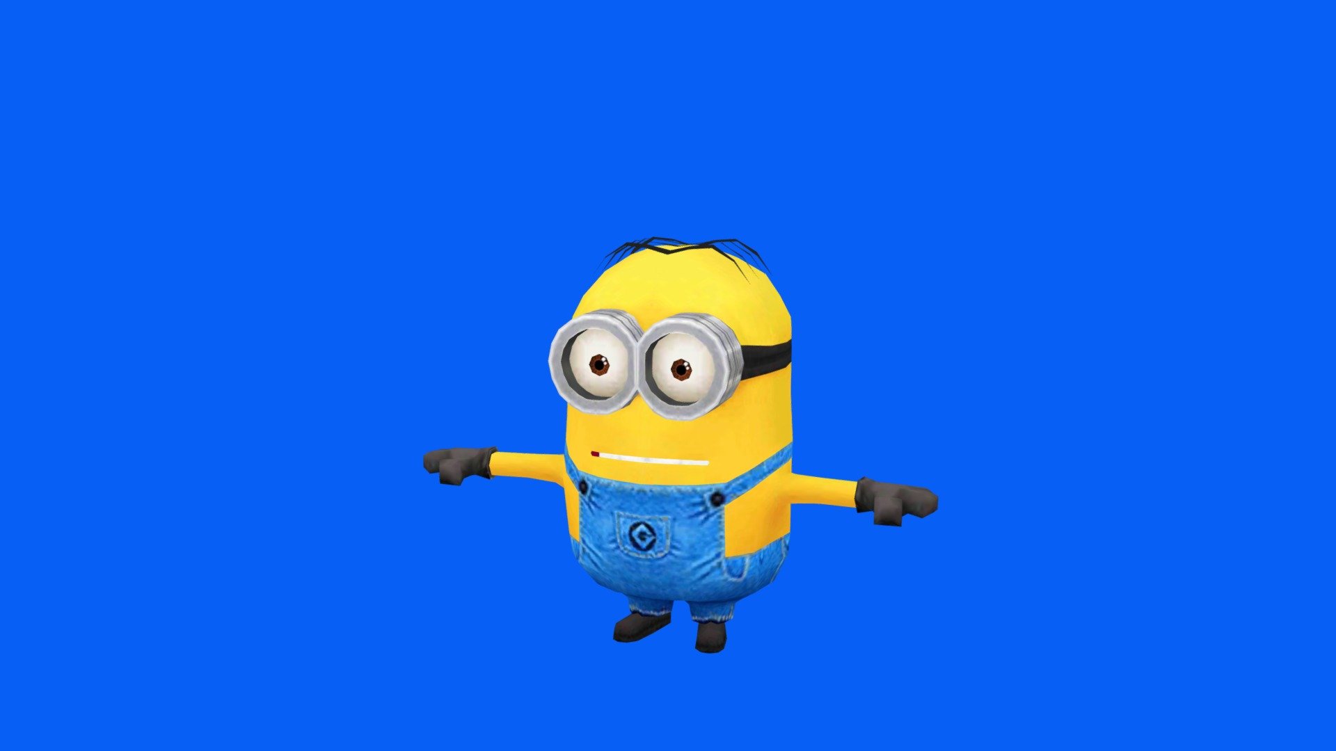 low_poly_dave minion rush - 3D model by Kayden minion roblox ...