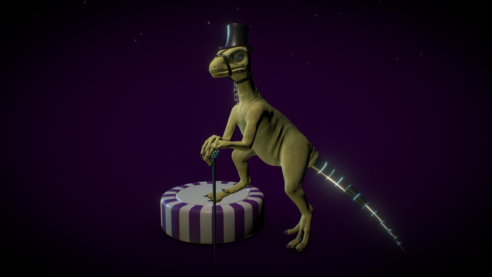 Sci-Fi Circus Velociraptor - 3D model by goryachev_ilya [ef9e70d] - Sketchfab