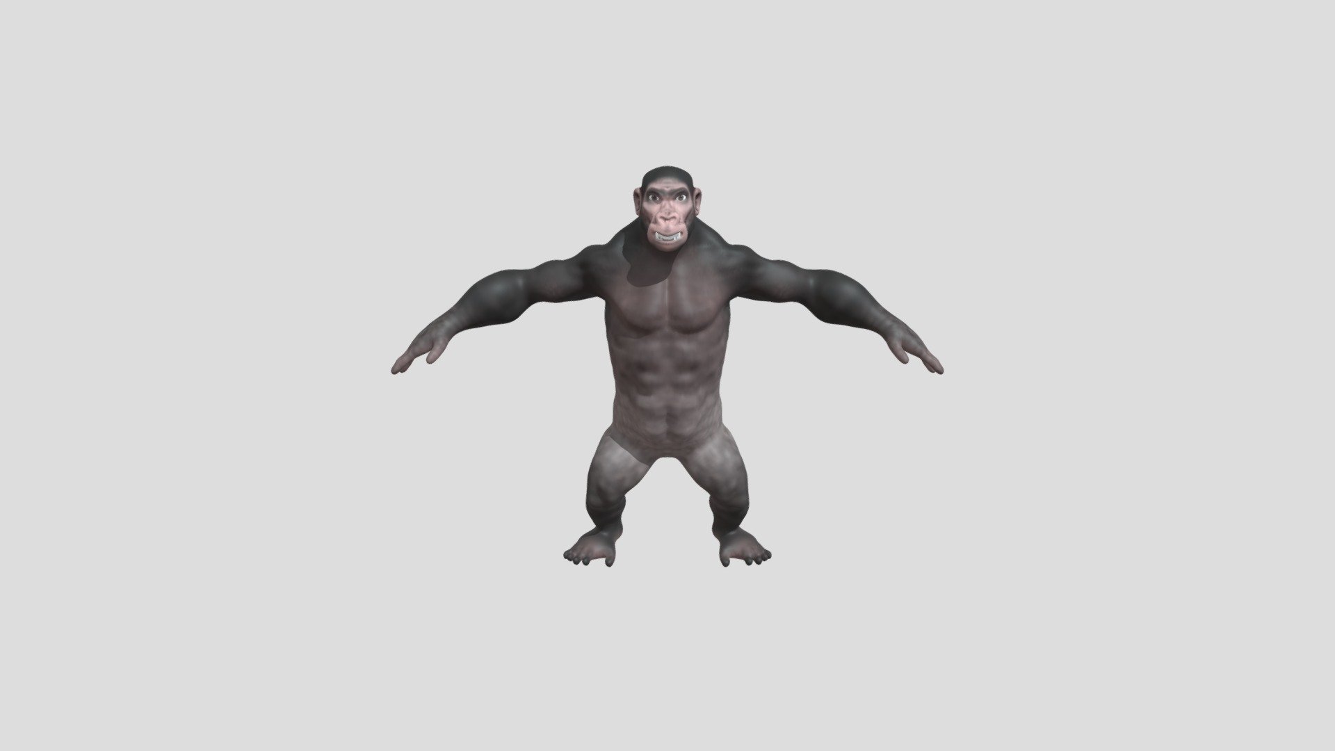 Gorilla - 3D model by Xlionshotx [ef9ecd1] - Sketchfab