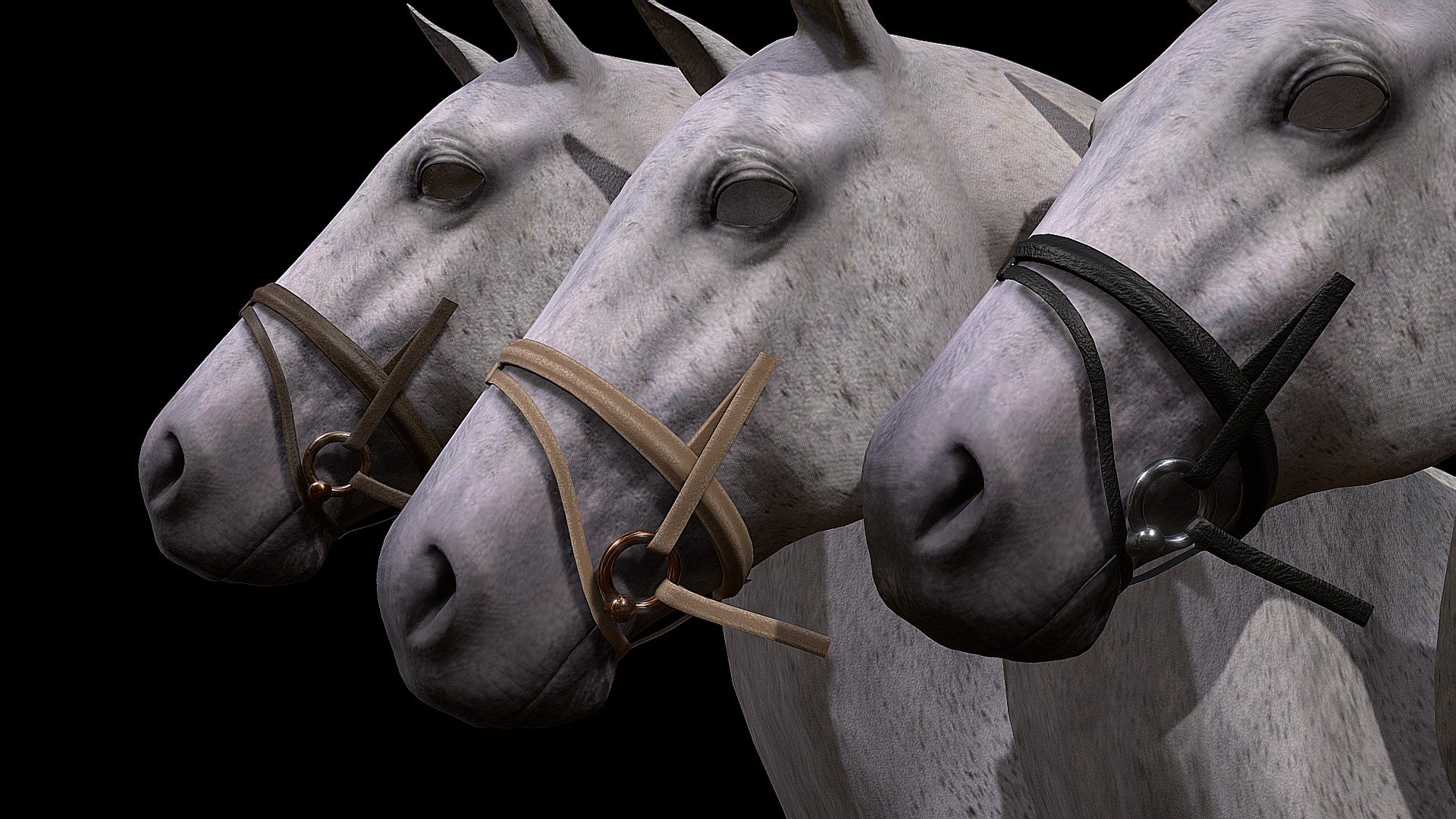 Horse Bridle Sample - 3D model by Pirate Tony (@pirate.tony) [ef9ecf7 ...