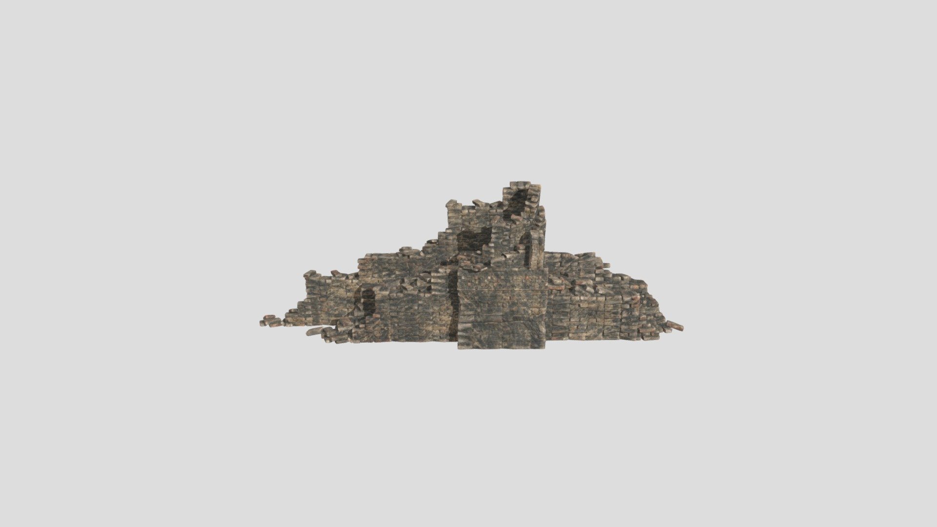 Modular ruin asset - Tower - 3D model by mavis88.design [ef9f0dc ...