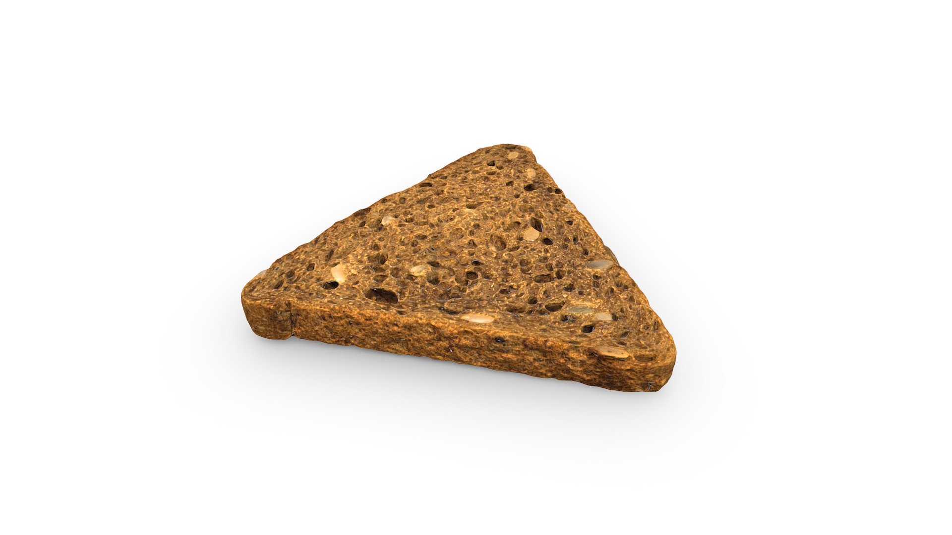 Triangular Slice of Bread - 3D model by RawCatalog.com (@rawcatalog ...