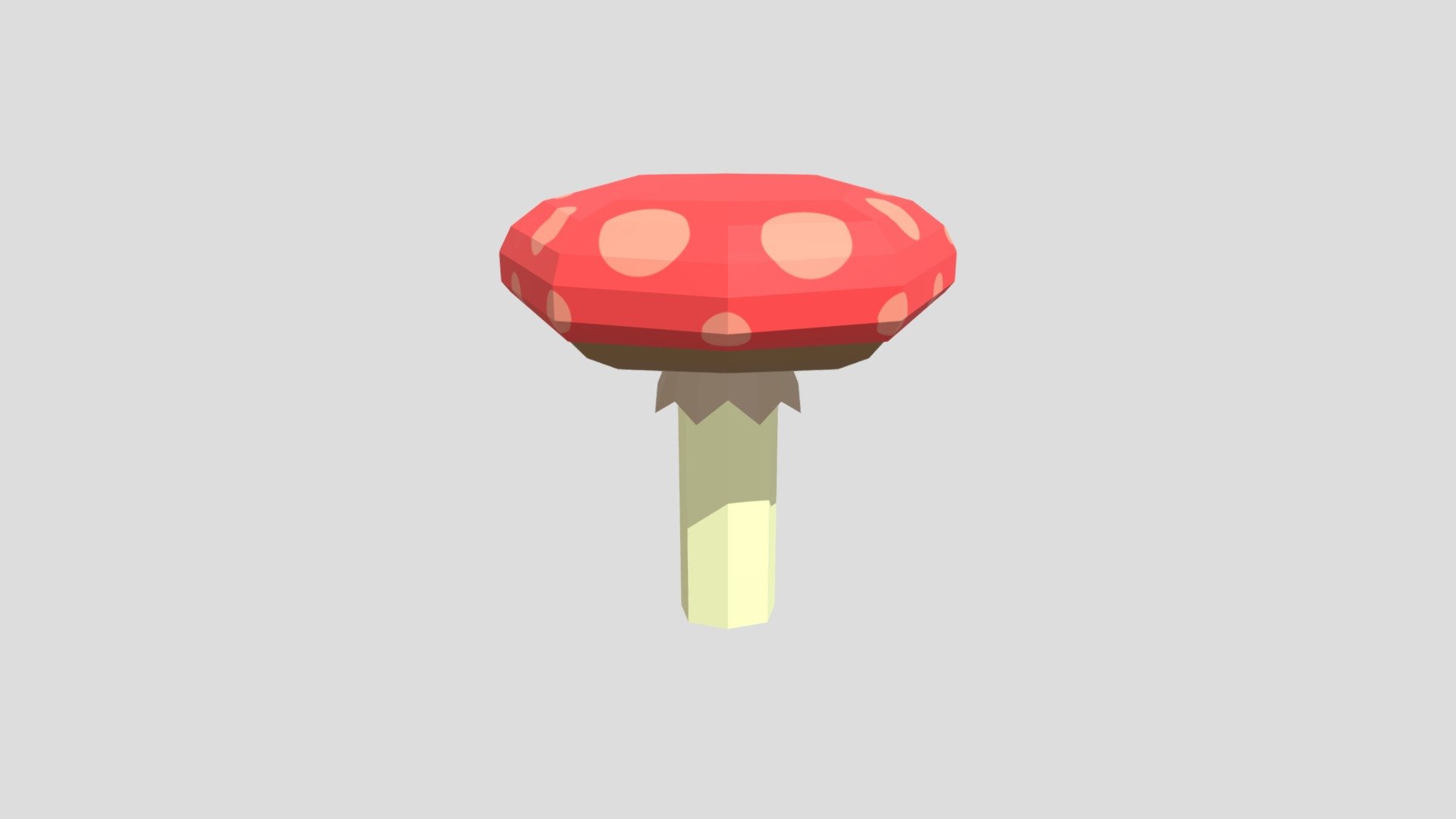Low-poly mushrooms - 3D model by Oasismii [efa1033] - Sketchfab