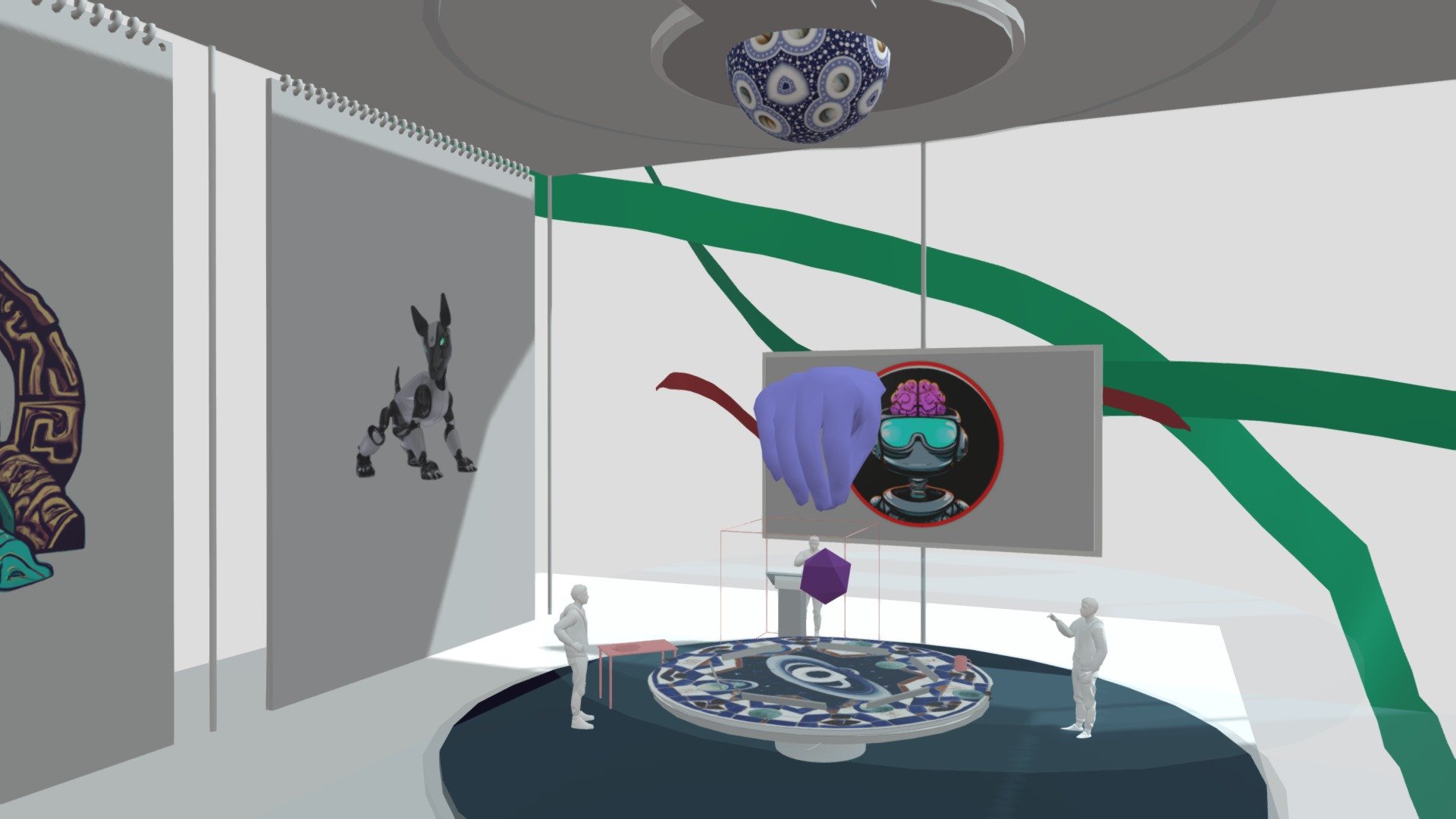 Metaverse Professional Meeting Room - 3D model by metaverse ...