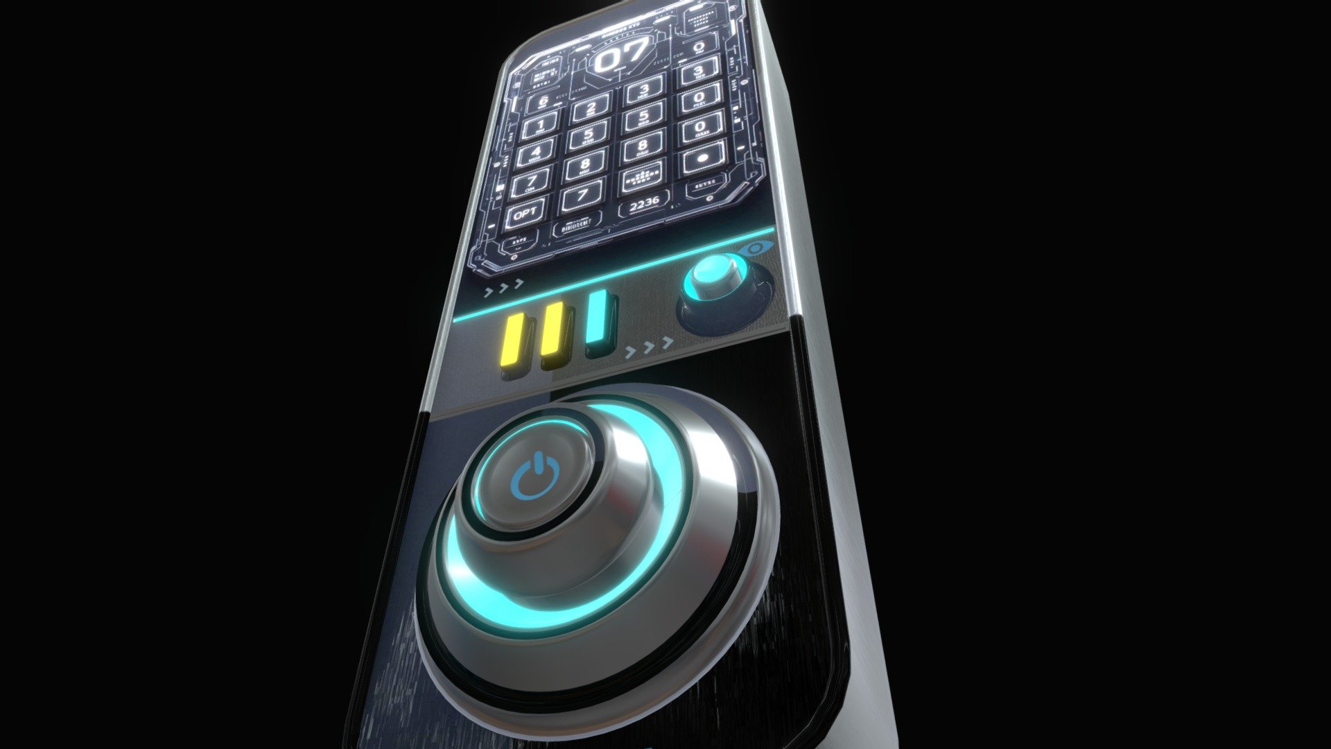 lock digital Door Computer - Download Free 3D model by Mehdi Shahsavan ...
