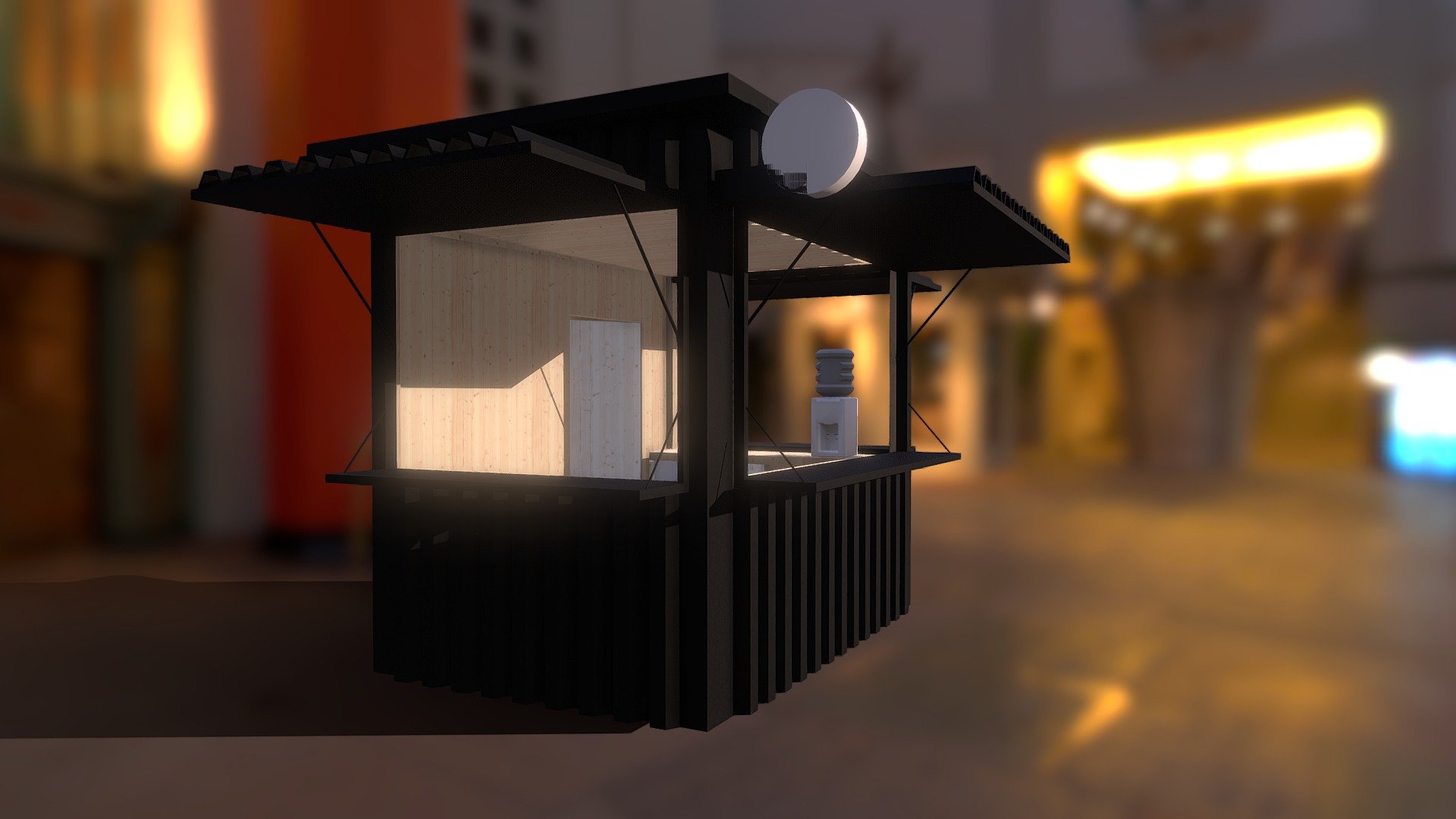Drink Booth - Download Free 3D model by xiverra [efa5828] - Sketchfab