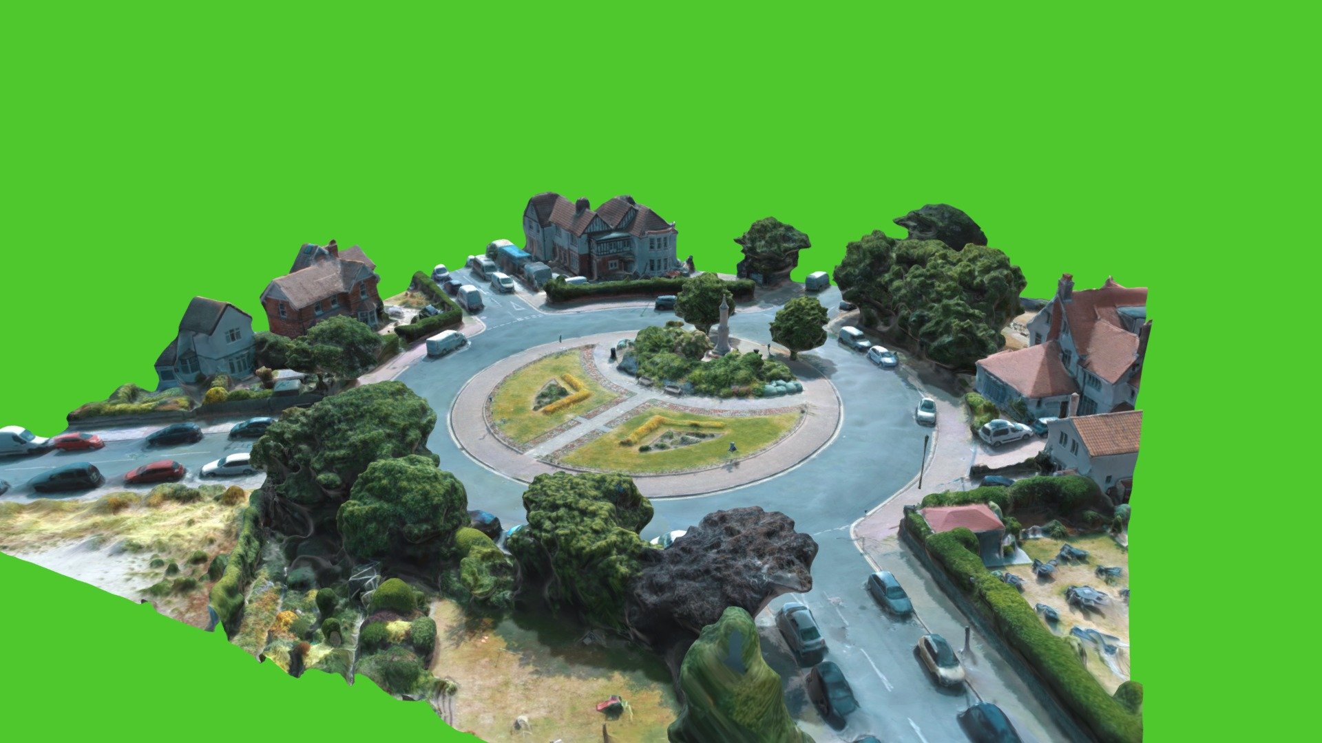 the_war_memorial_roundabout_sheringham - Download Free 3D model by tech ...