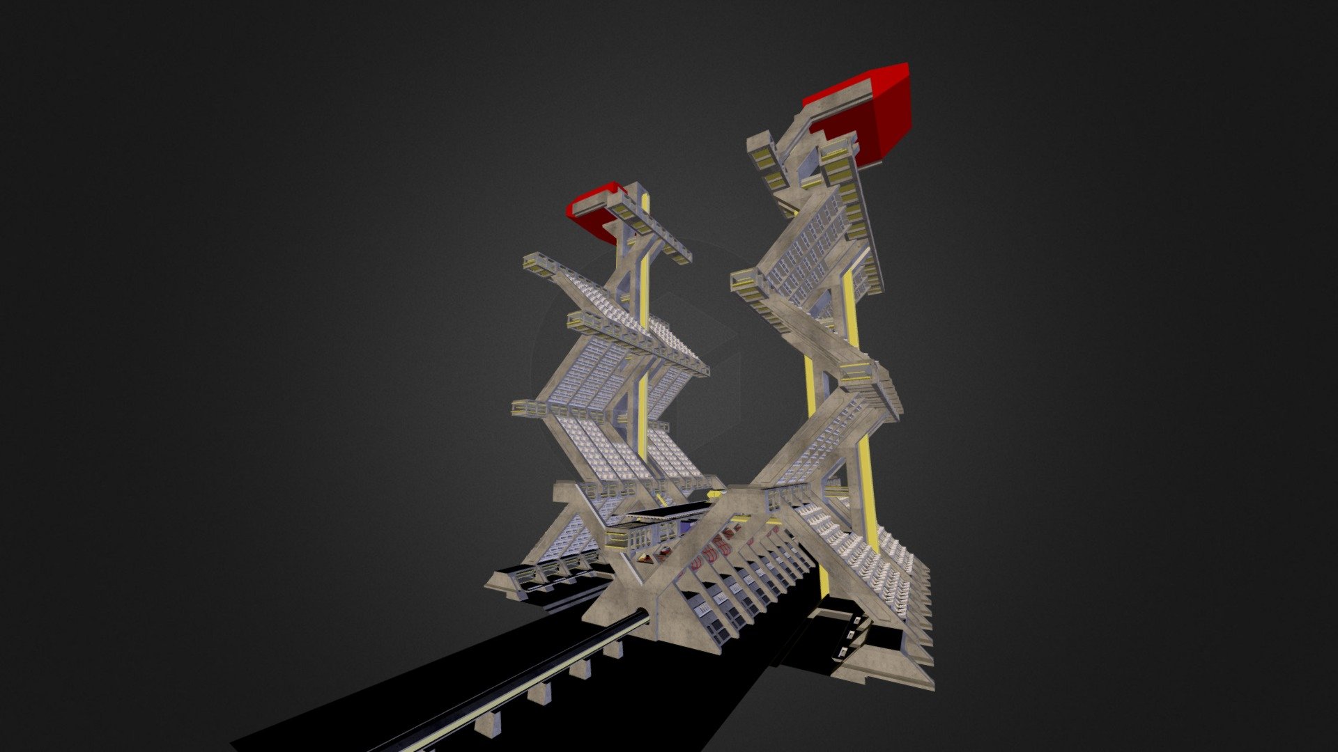 1404 Megastructure - 3D model by Klaas Vermaas (@klaas) [efa6e9d ...