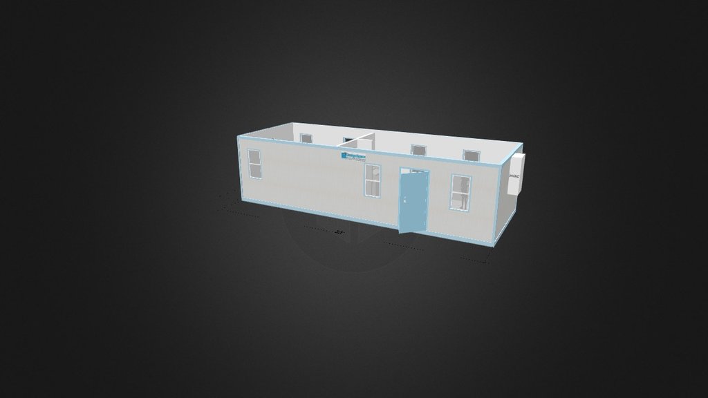 12ft x 32ft Mobile Office - 3D model by Design Space Modular Buildings ...