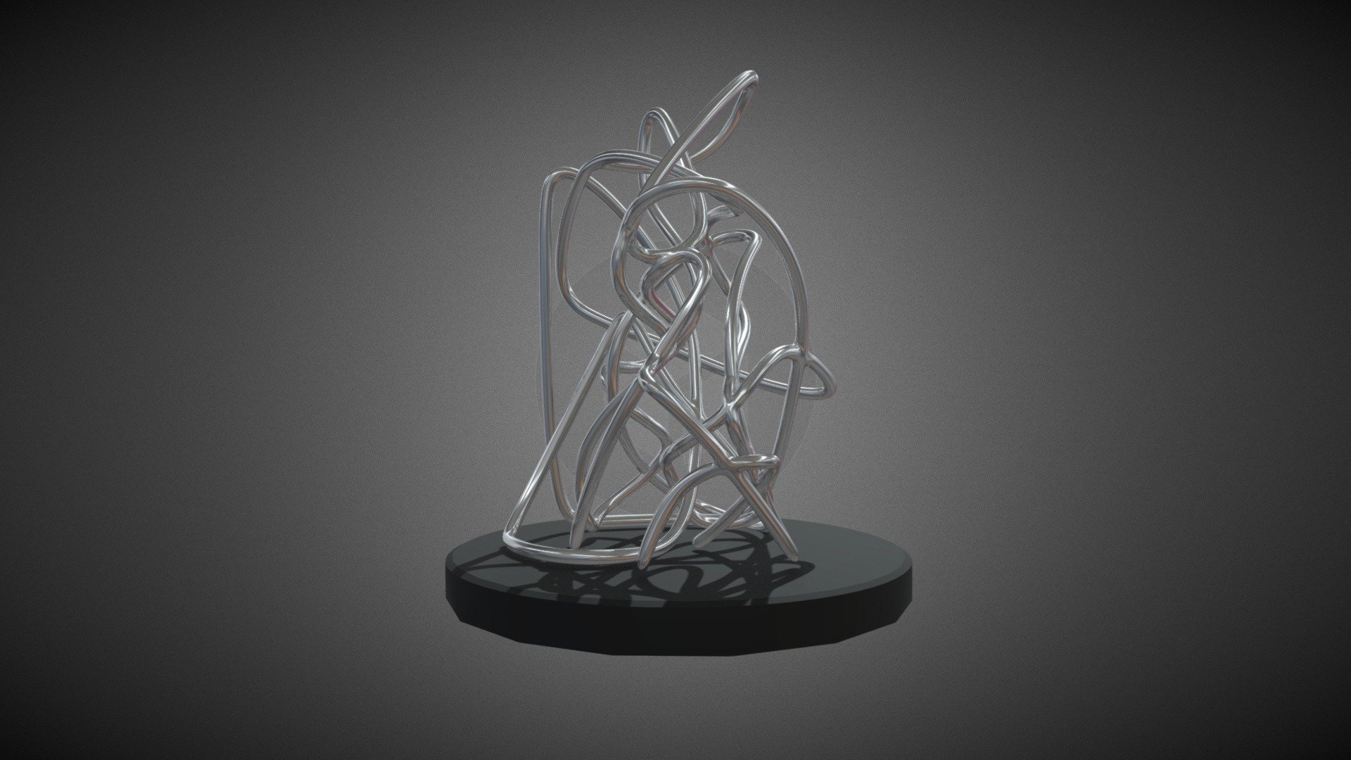 Wire 3d Sculpture - 3D model by barakh1 [efa91c3] - Sketchfab