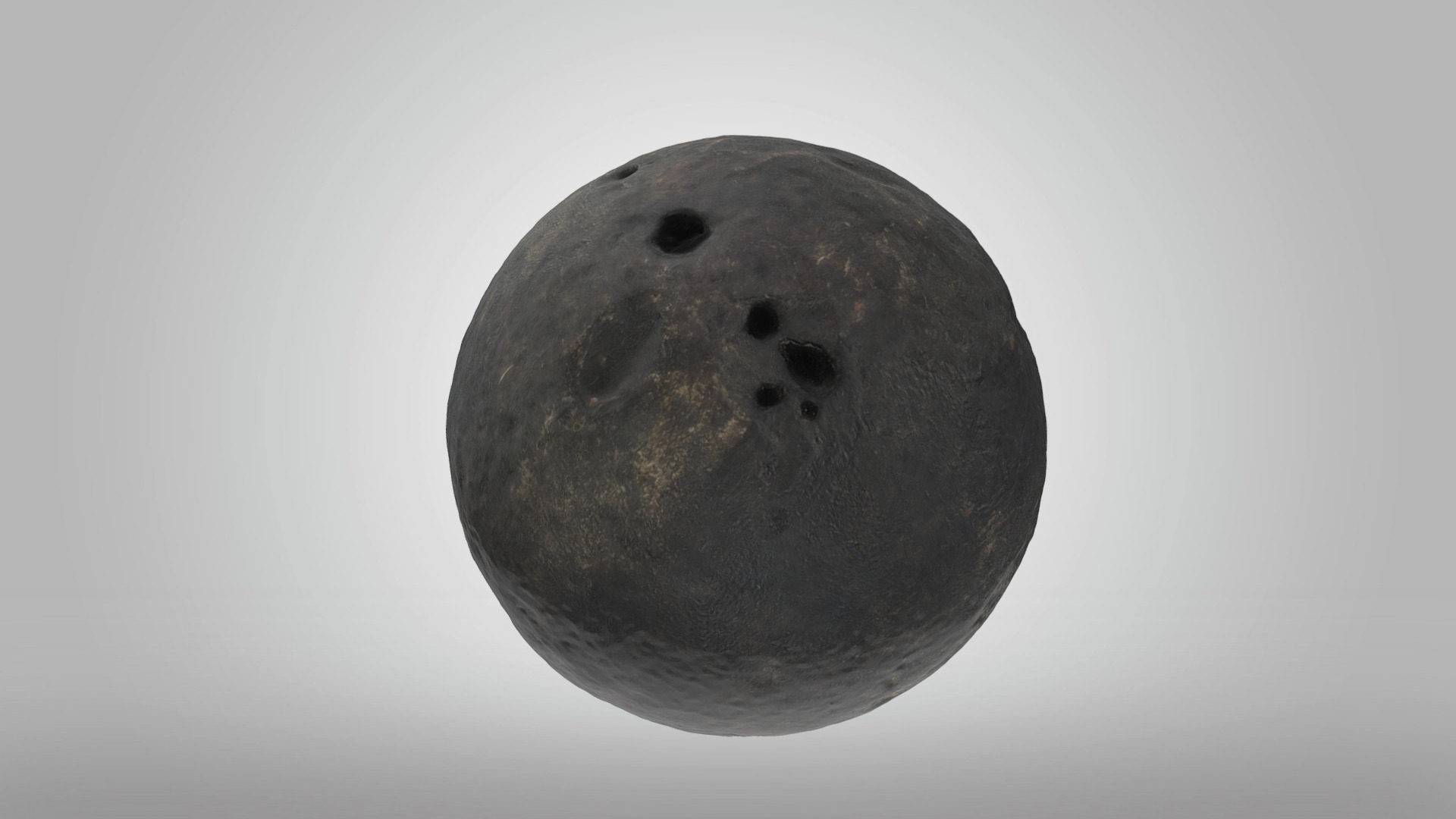 Guerrero Cast-Iron Round Shot - 3D model by The Mel Fisher Maritime ...