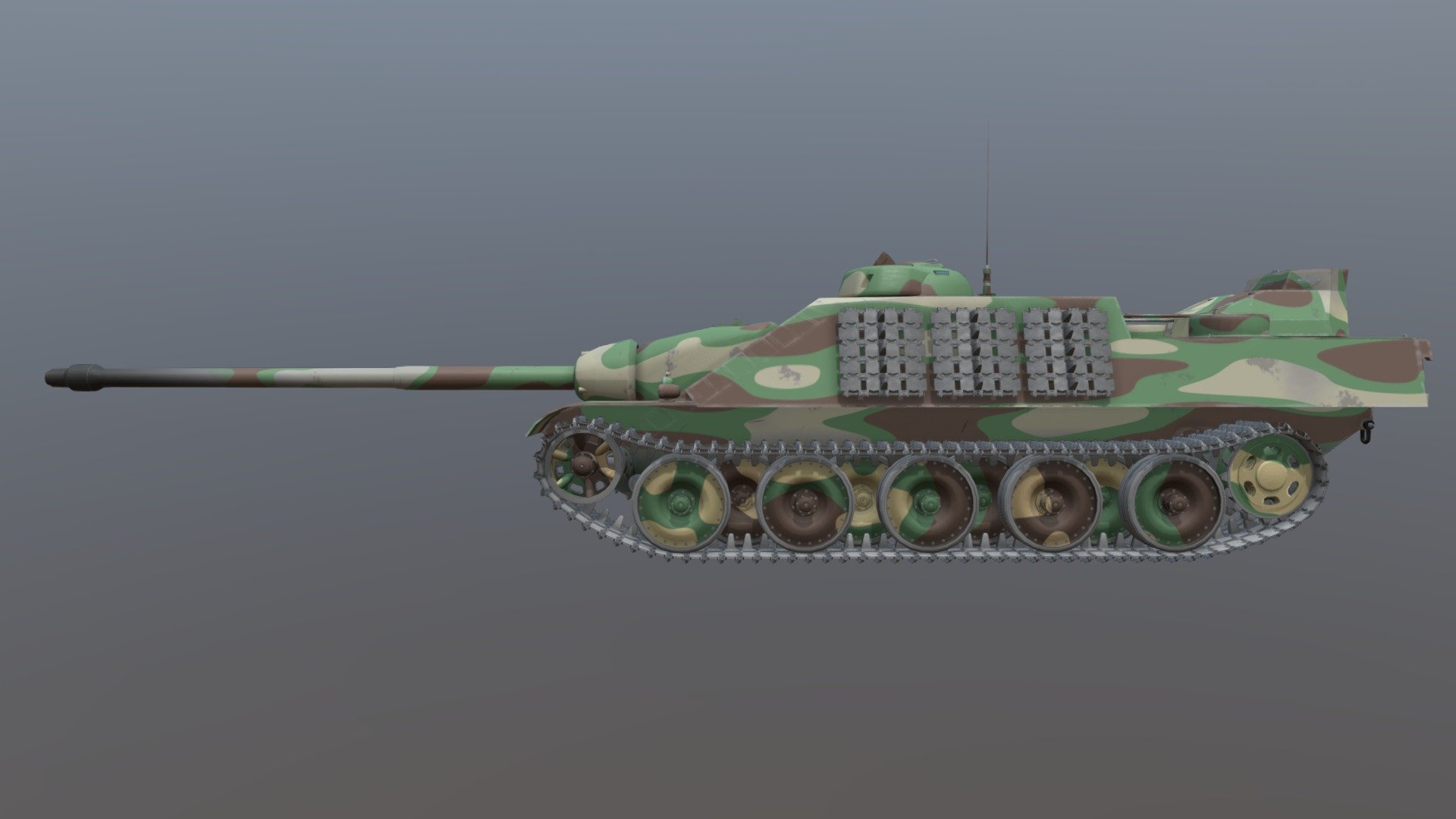 AMX Tank destroyer with 120mm cannon - Old - Download Free 3D model by ...