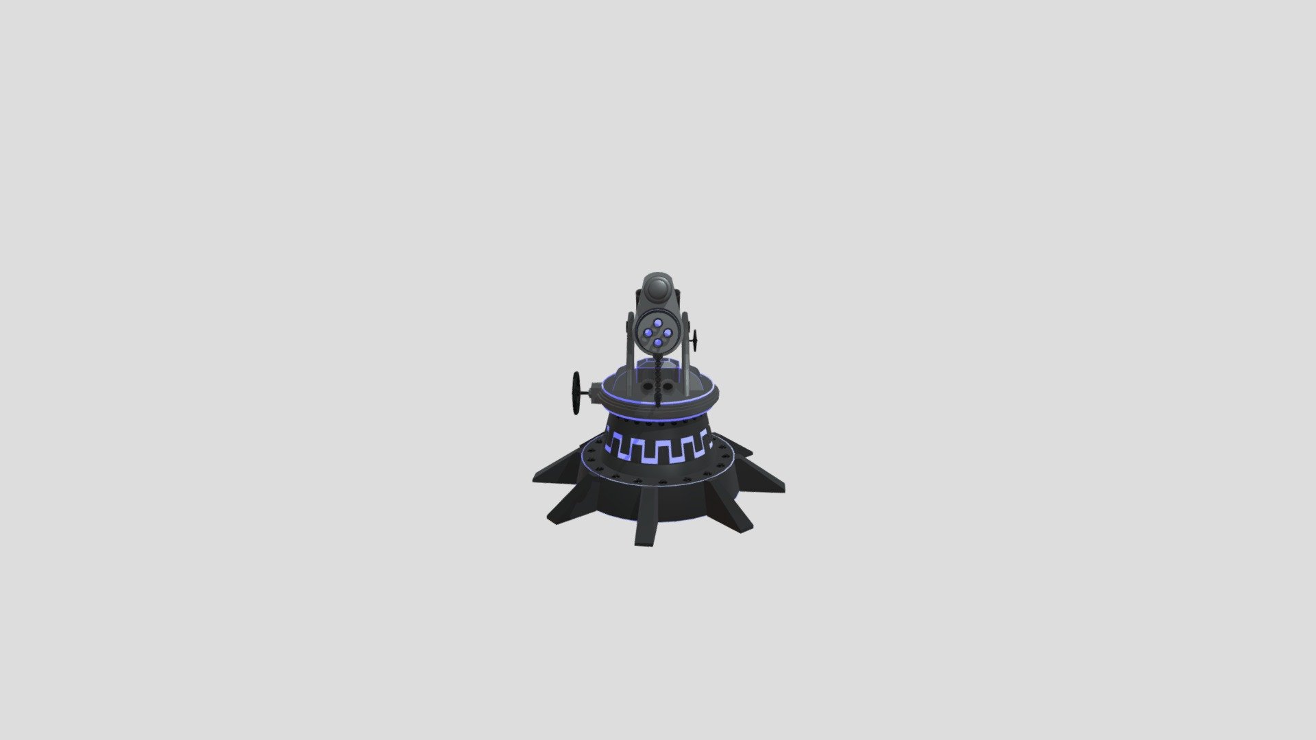 Turret - 3D model by benmas [efacbd9] - Sketchfab
