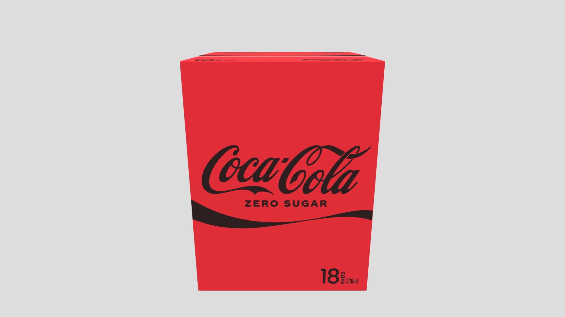 Coca Cola Zero Sugar 330ml cans 18pk - Download Free 3D model by Rmalik ...