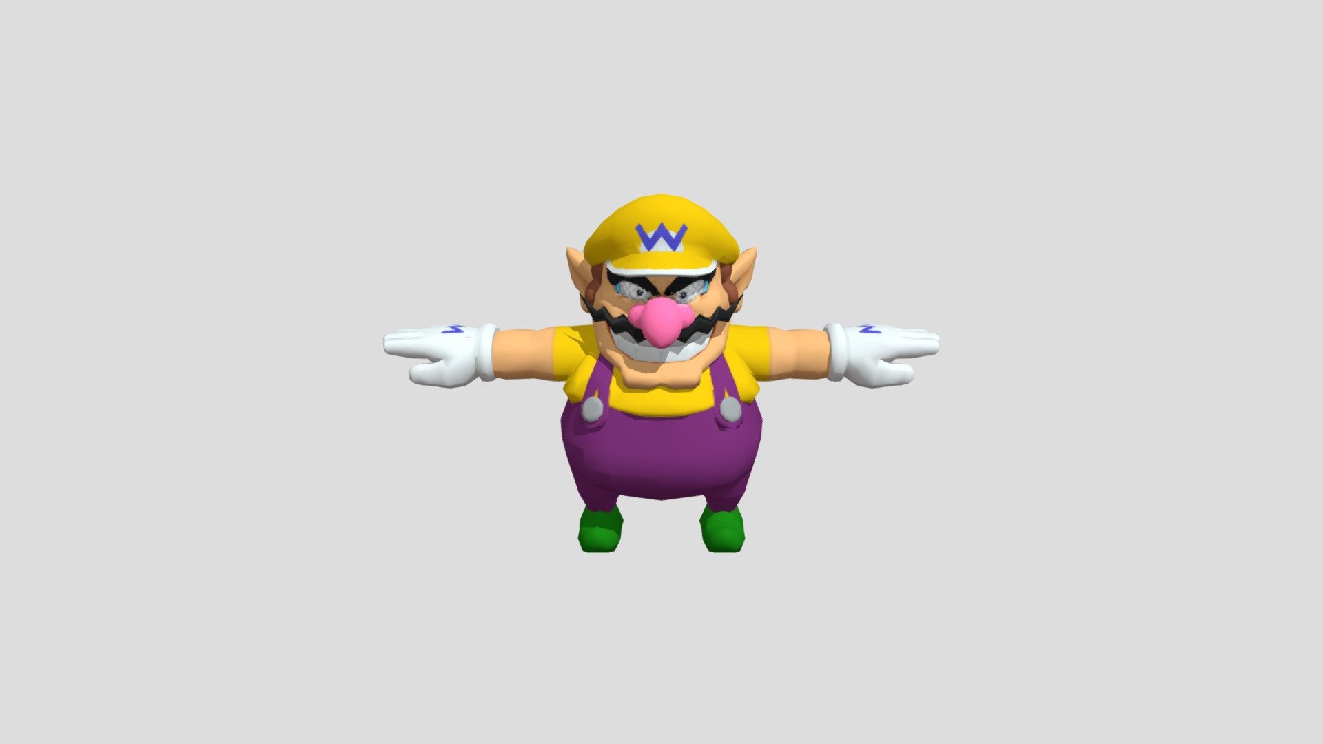 Wario - Download Free 3D model by danigamer495channel [efad3b9] - Sketchfab