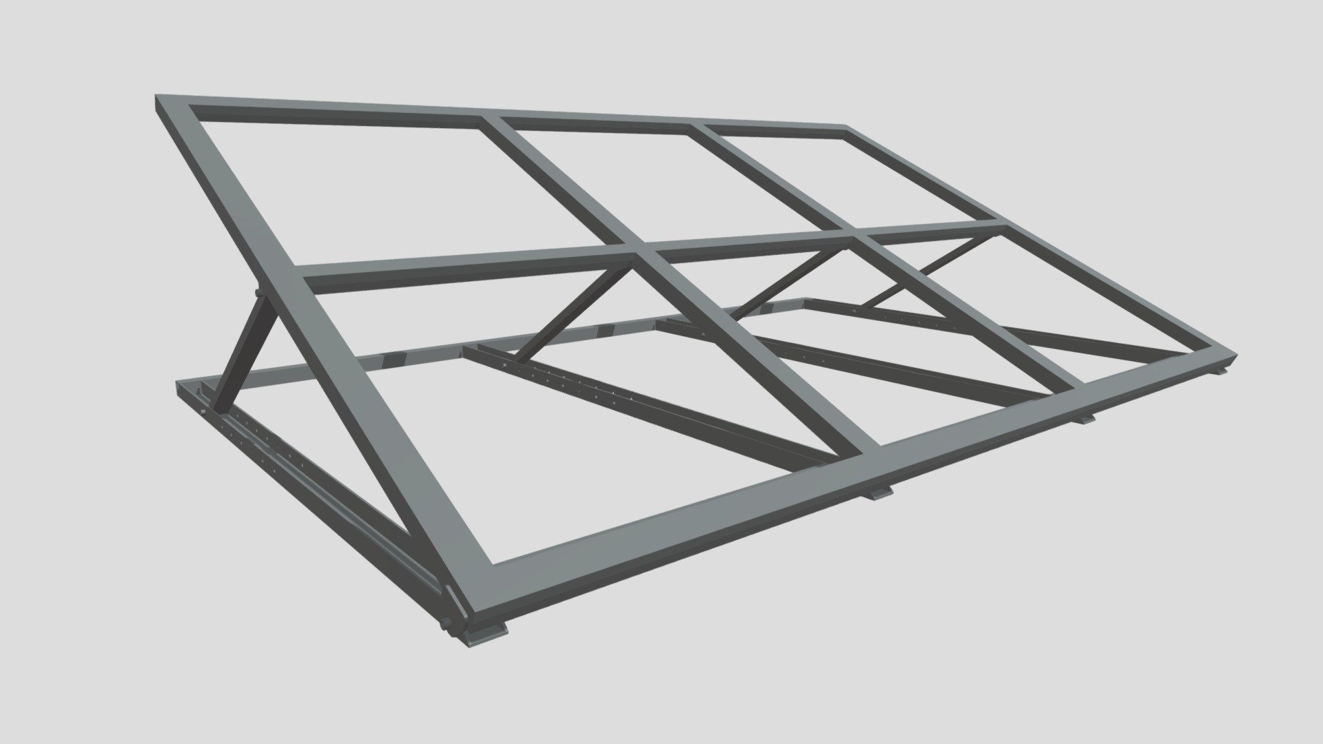 3m x 2m Base Frame v13 - 3D model by Tek Tanks (@martinrye) [efae841 ...