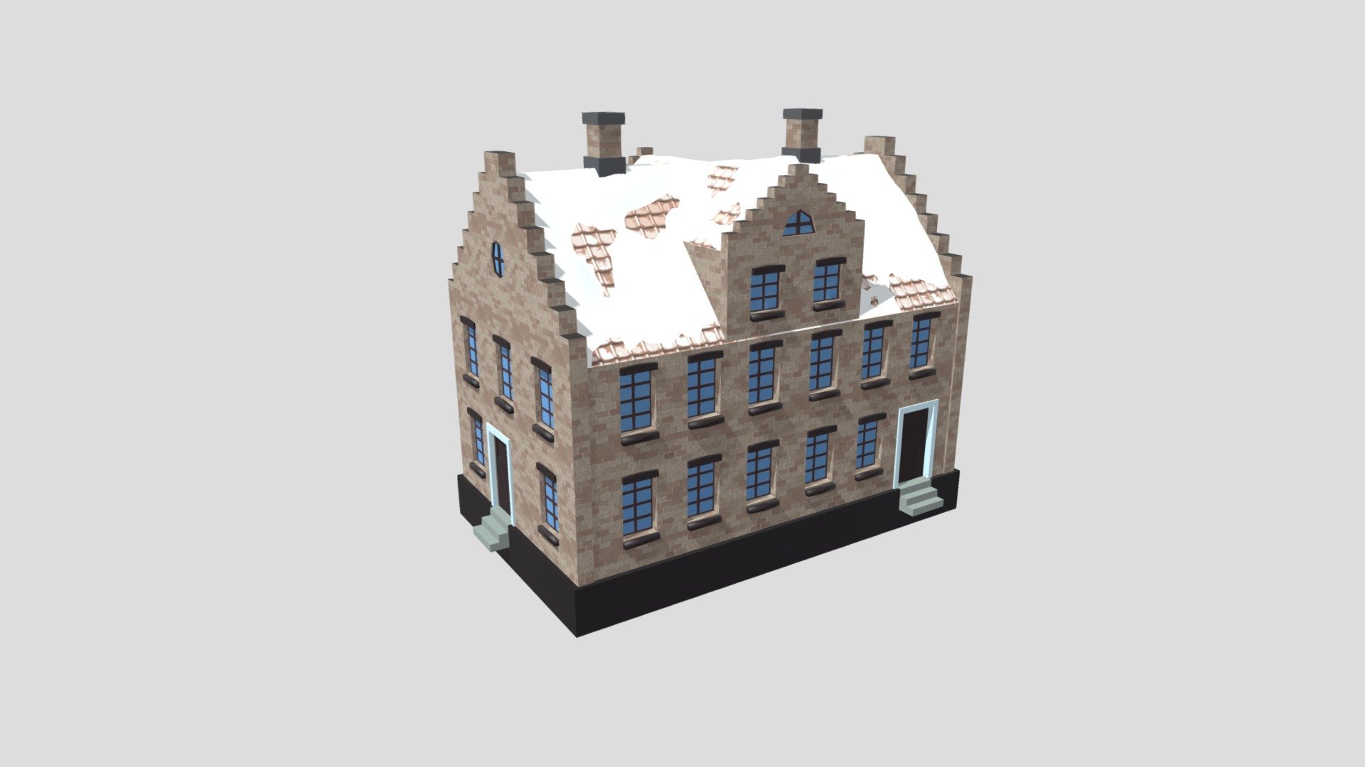 Generic House Fancy 01 - 3D model by StormOfWormhole [efae8a3] - Sketchfab