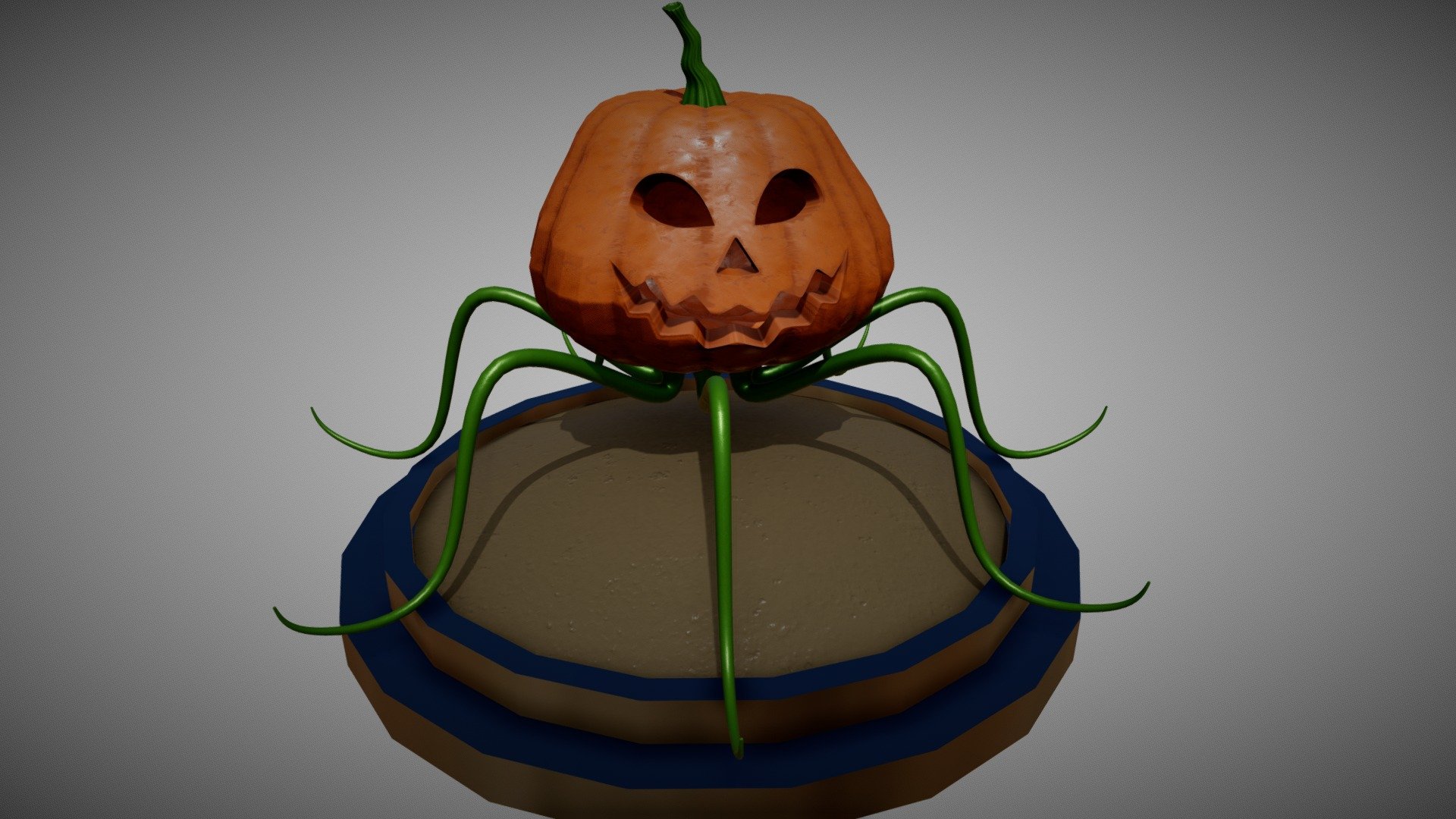Jack-O-Lantern Spider - 3D model by Preston Powell (@hoodoovan ...