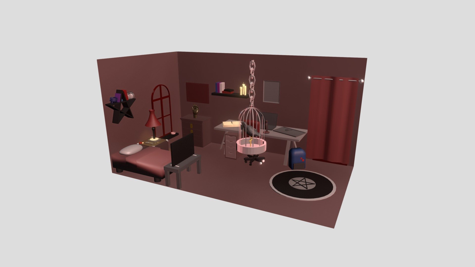 My_room - 3D model by linssenyanick7 [efb19e1] - Sketchfab